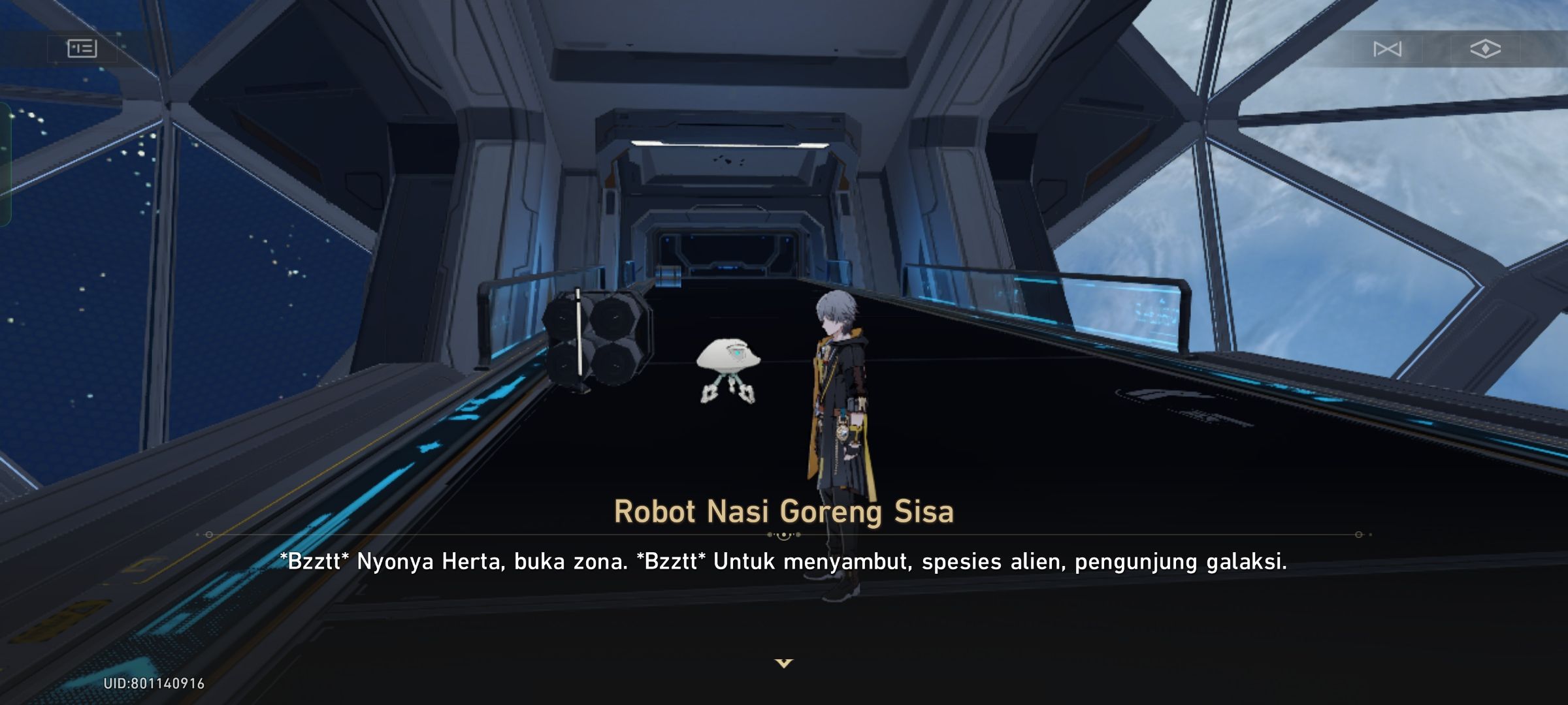 wkwkwk gini amat nama robot nya😂 Honkai: Star Rail | HoYoLAB