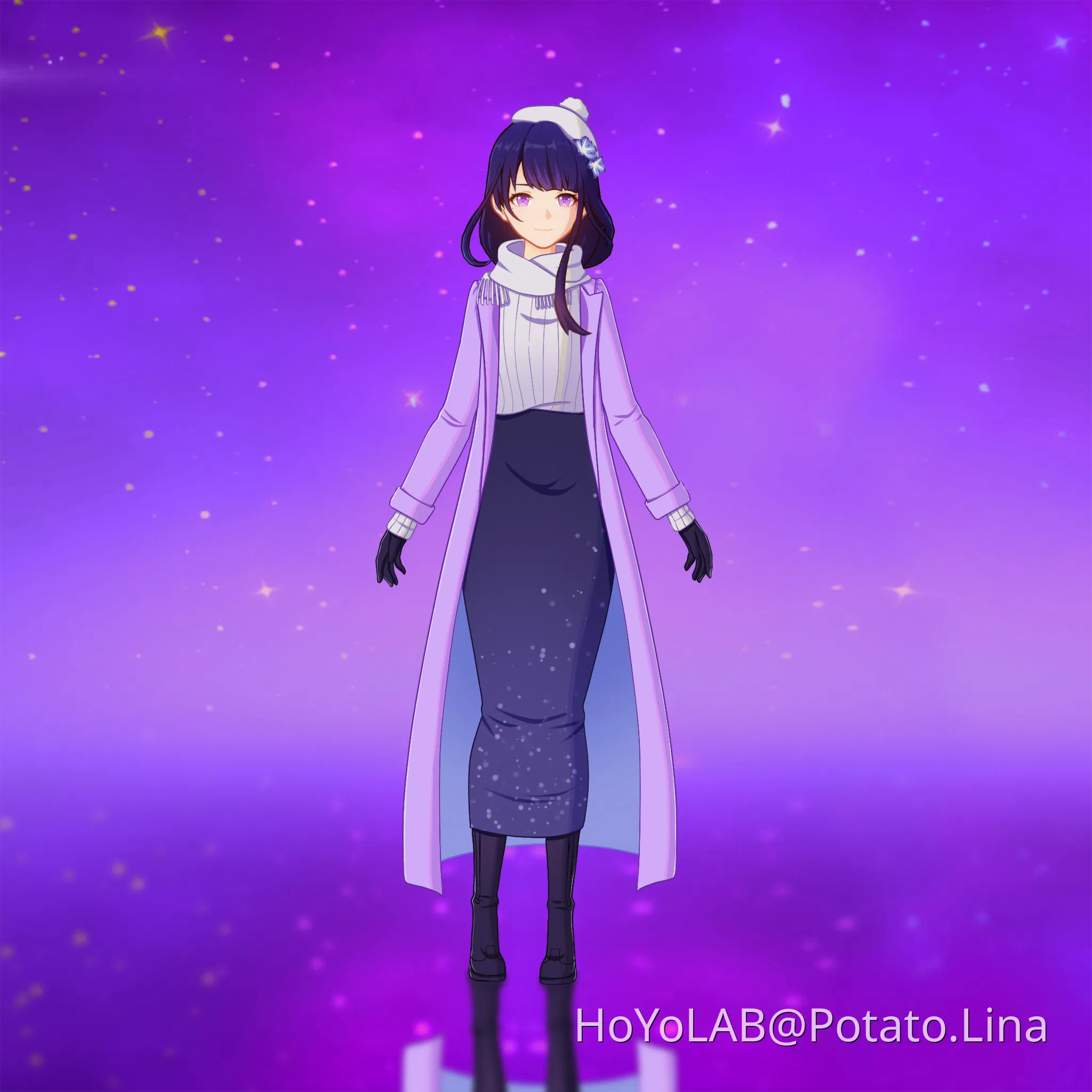 Raiden Ei New Year’s fan skin Genshin Impact | HoYoLAB