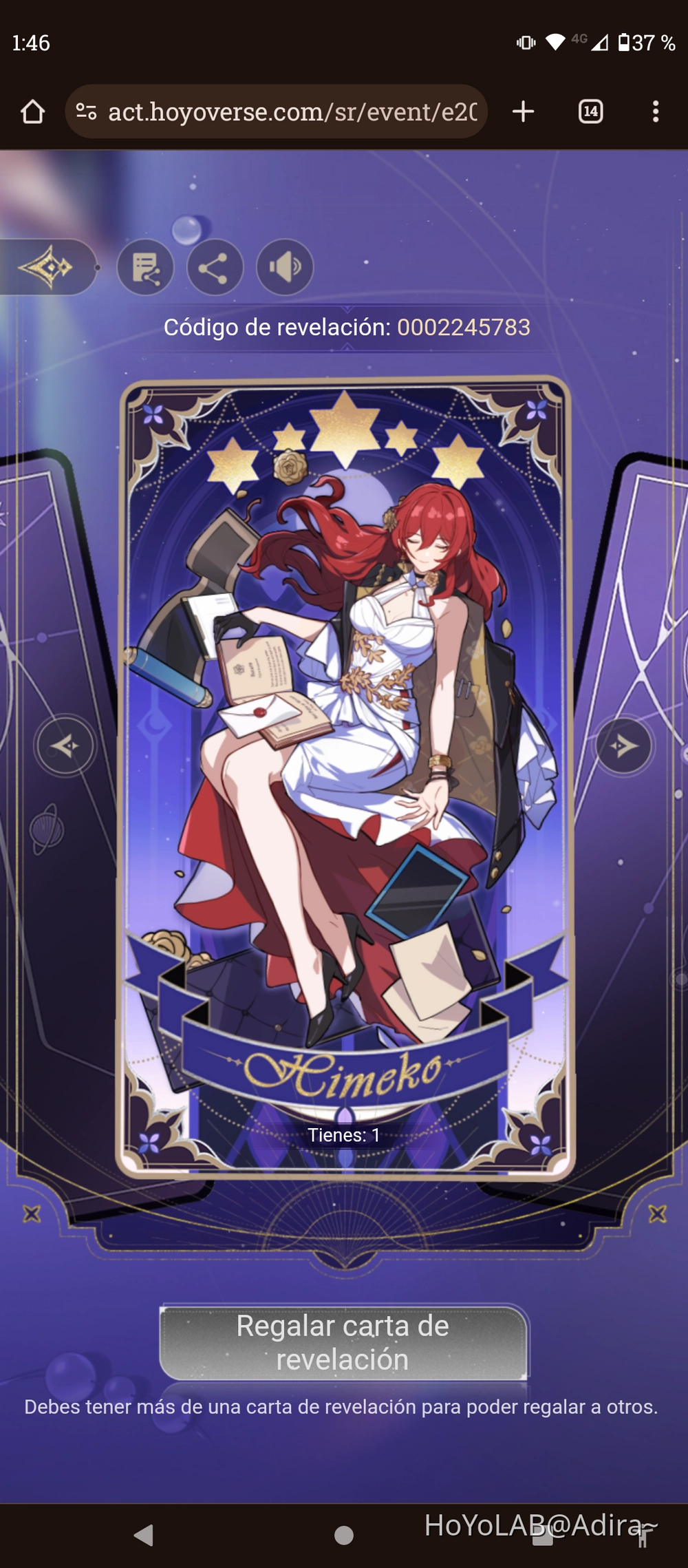 Fábula De Las Estrellas 💫 | Tarot HSR Honkai: Star Rail | HoYoLAB