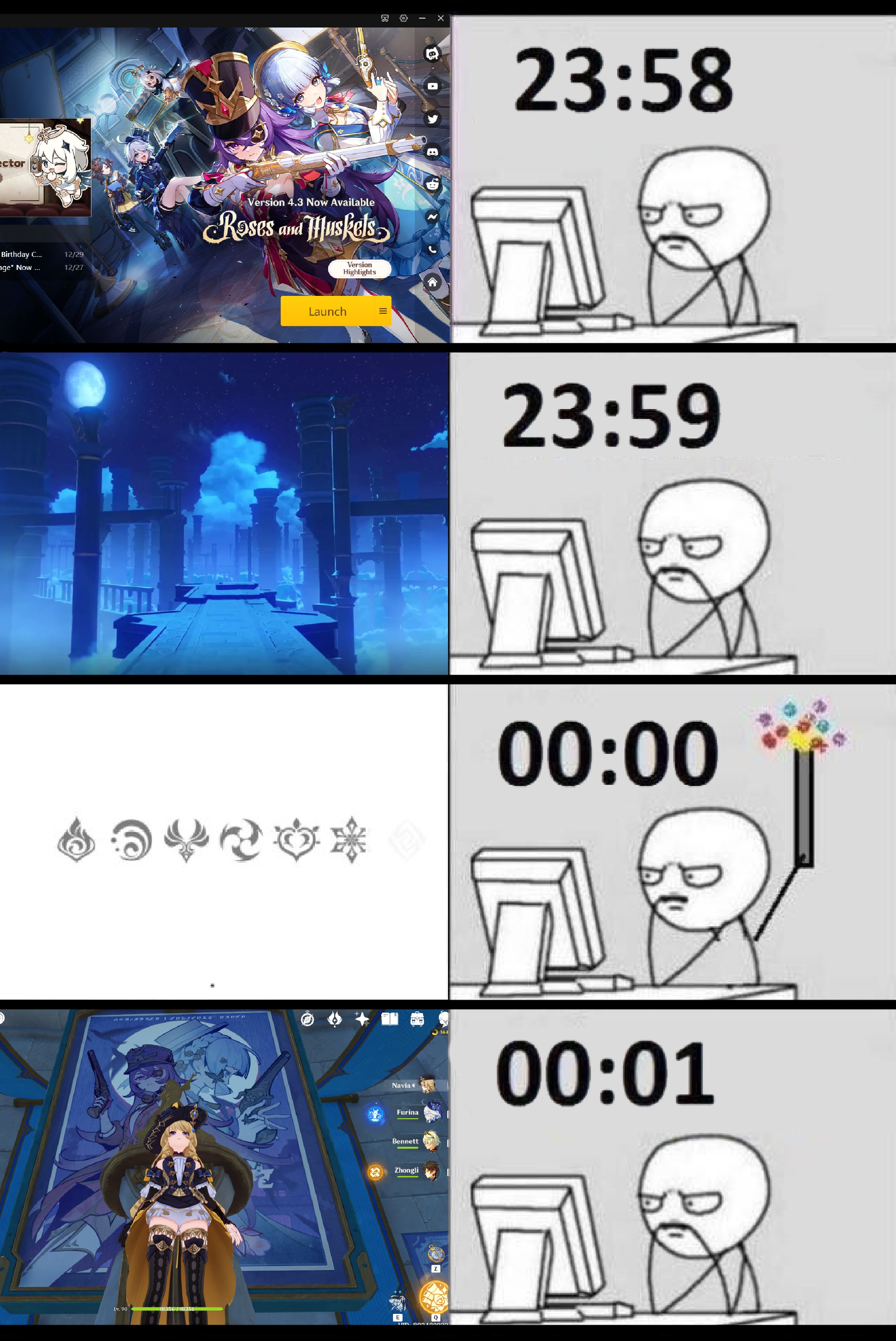 Average Genshin Players celebrate new year be like~ Genshin Impact ...