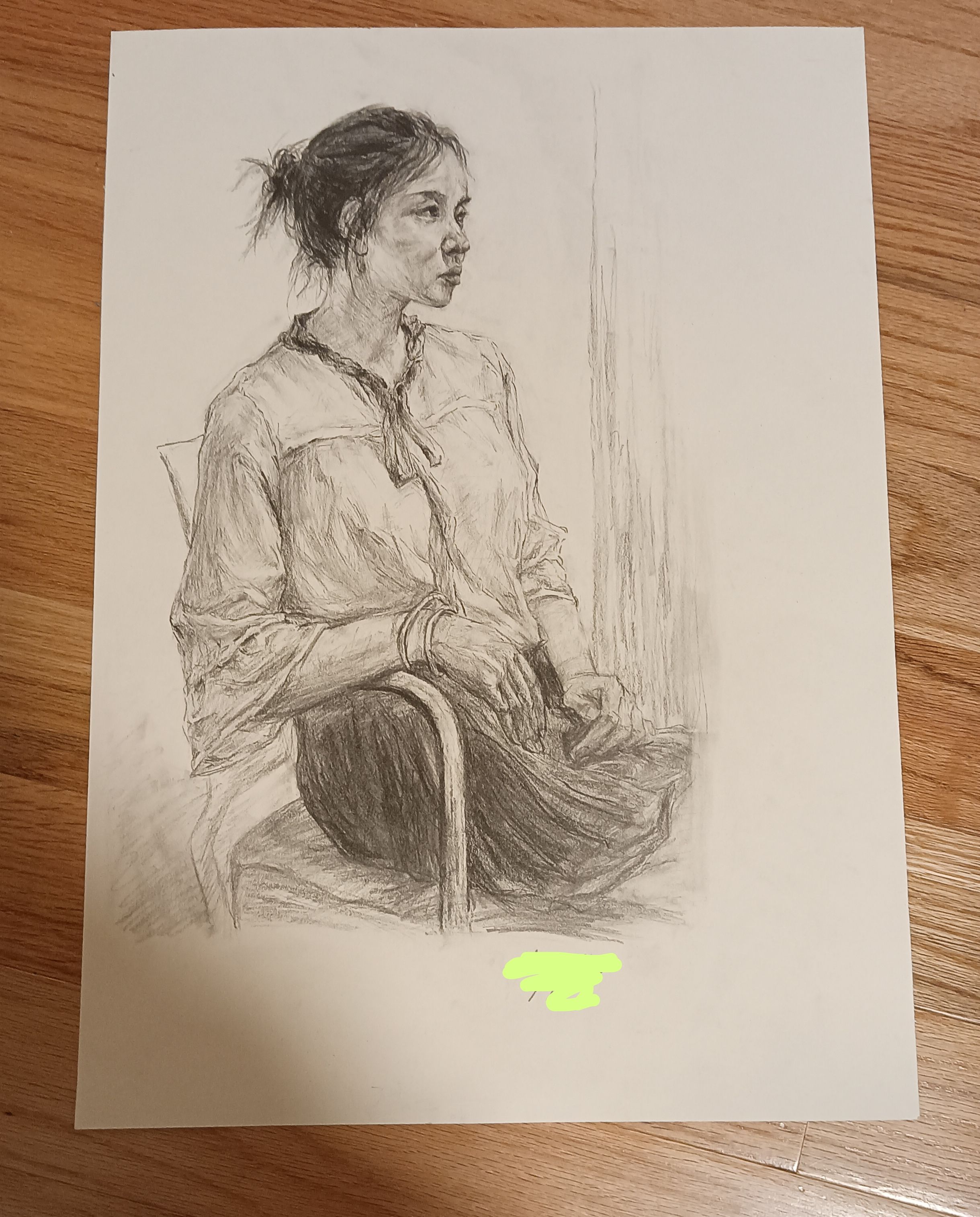 My first half body sketch! | HoYoLAB