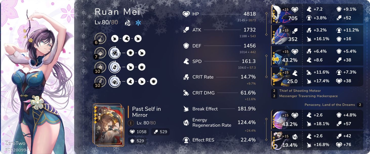 RUAN MEI BUILD Honkai: Star Rail | HoYoLAB