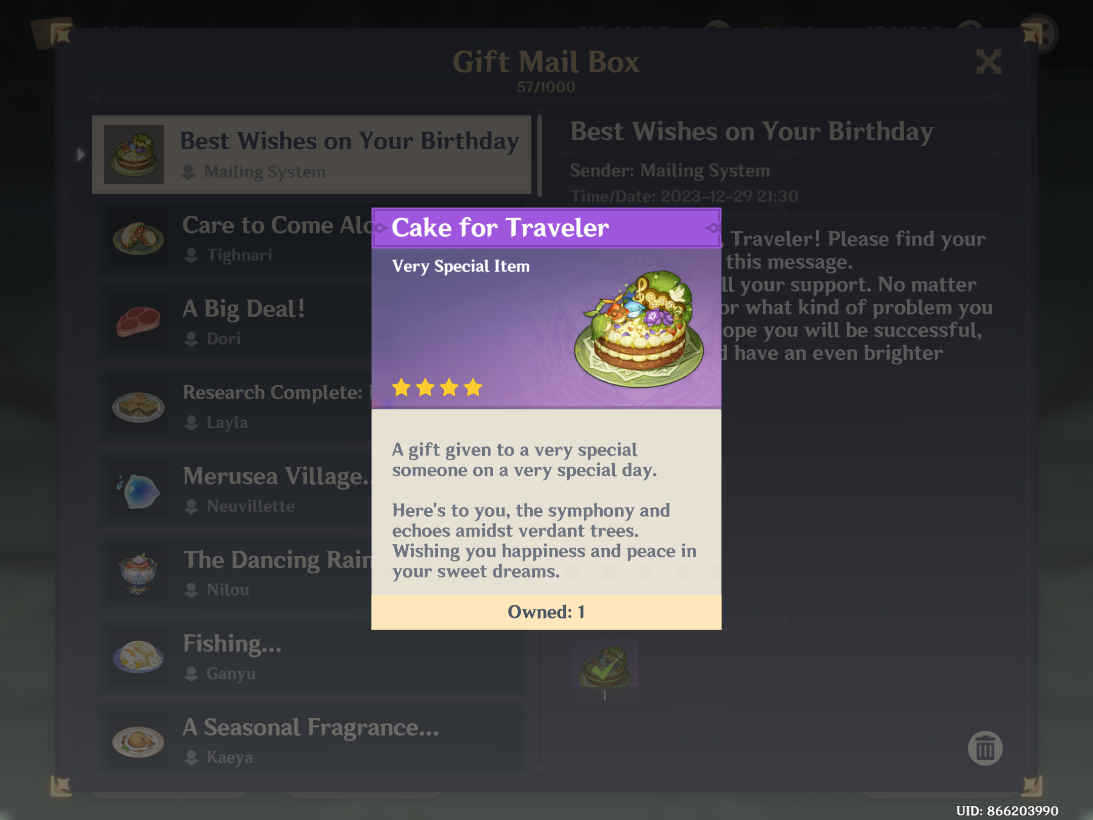 Yay!! Finally got my first cake 😭 Genshin Impact | HoYoLAB