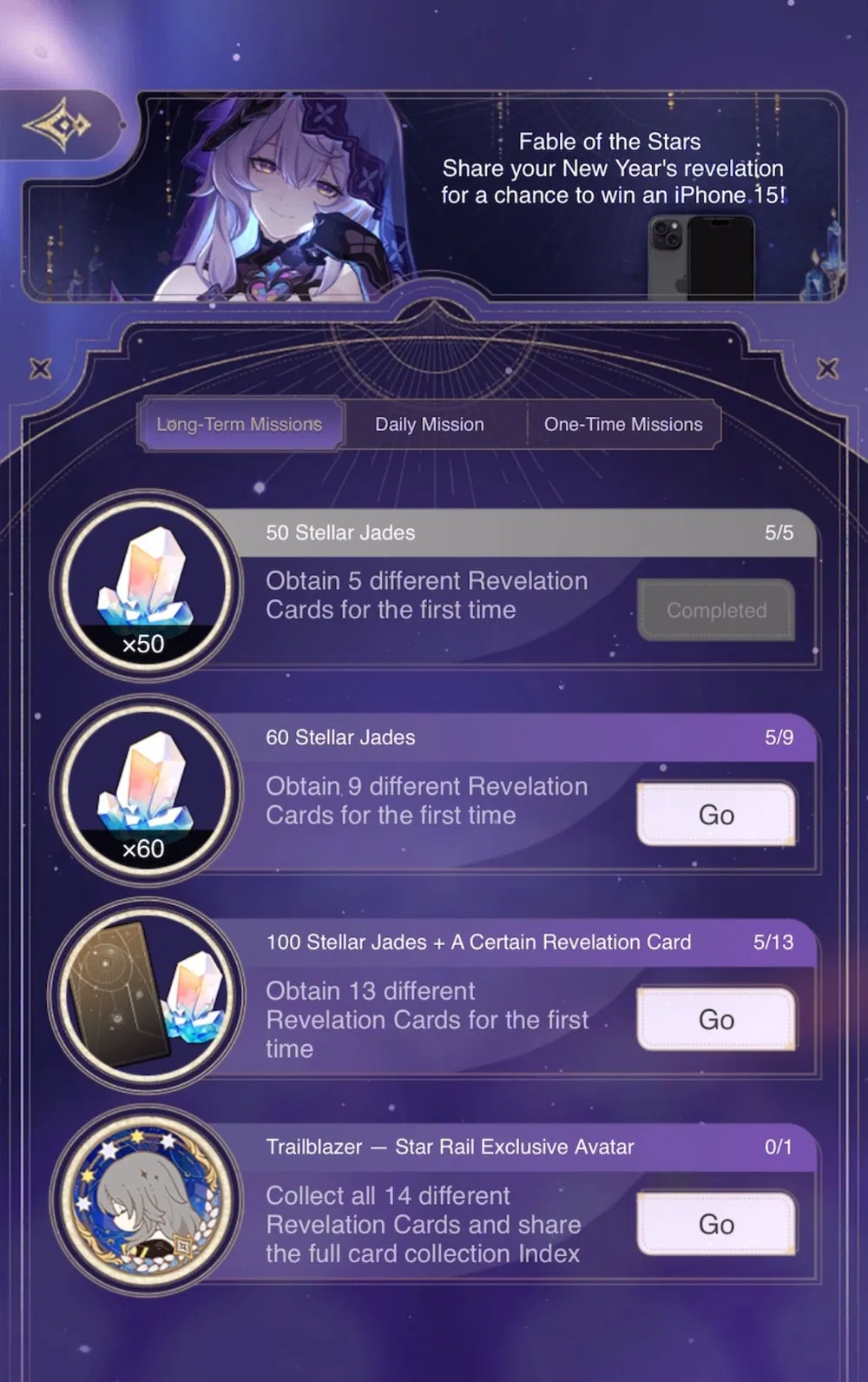 [HSR Web Event] Fable of the Stars Honkai: Star Rail | HoYoLAB