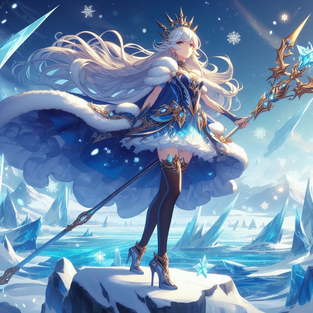 cryo character concept art Genshin Impact | HoYoLAB