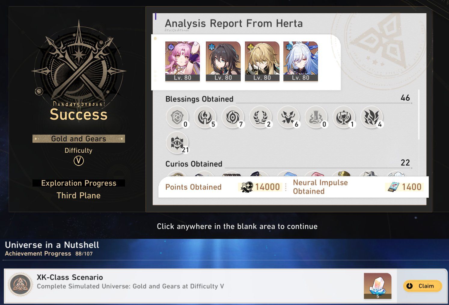 finally beat Gold & Gears D-5 Honkai: Star Rail | HoYoLAB