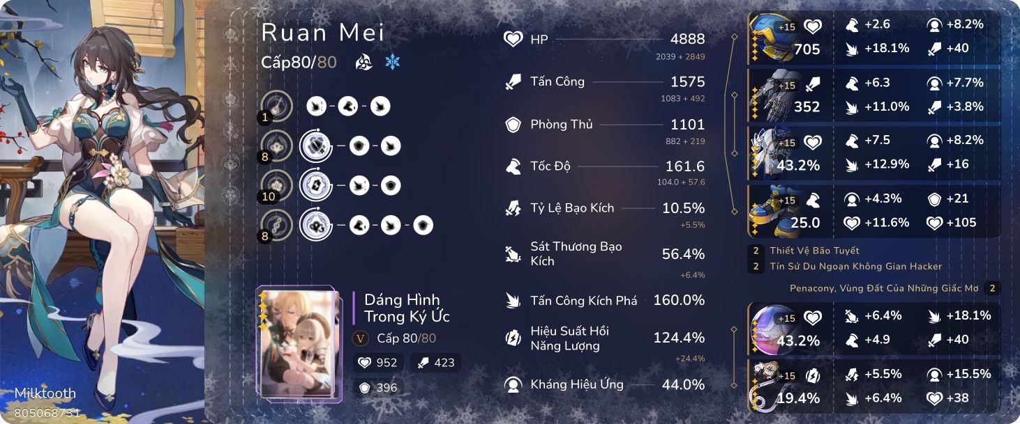 Show your Ruan Mei build here ️ Honkai: Star Rail | HoYoLAB
