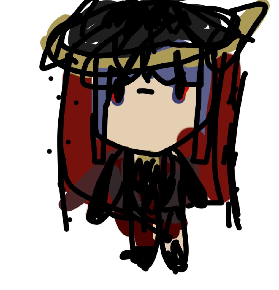 Tried to draw Scaramouche 🥺👉👈 Genshin Impact | HoYoLAB
