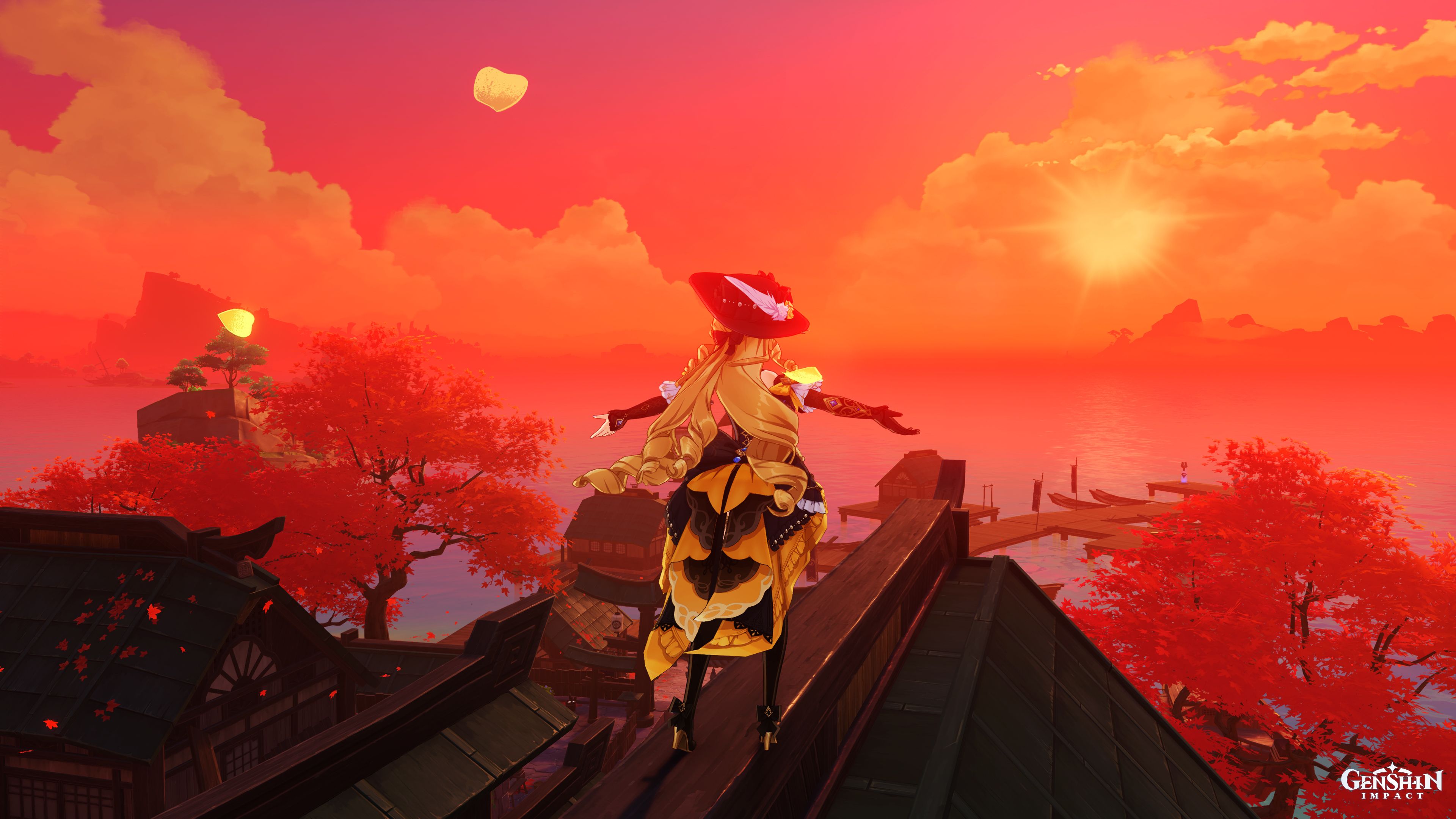 The Unforgettable Fiery Sunset in Inazuma Genshin Impact | HoYoLAB