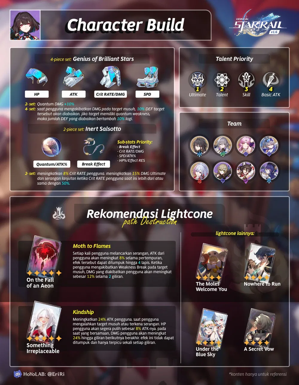 [Guide] Material dan Build Karakter Ruan Mei, Xueyi, March 7th dan Tingyun! Honkai: Star Rail ...