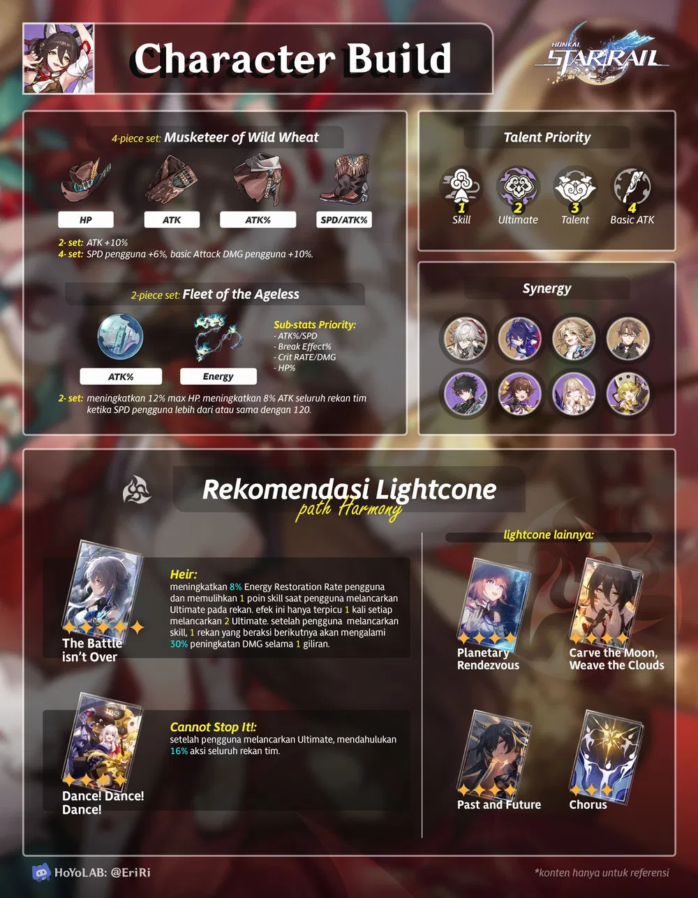 [Guide] Material dan Build Karakter Ruan Mei, Xueyi, March 7th dan ...