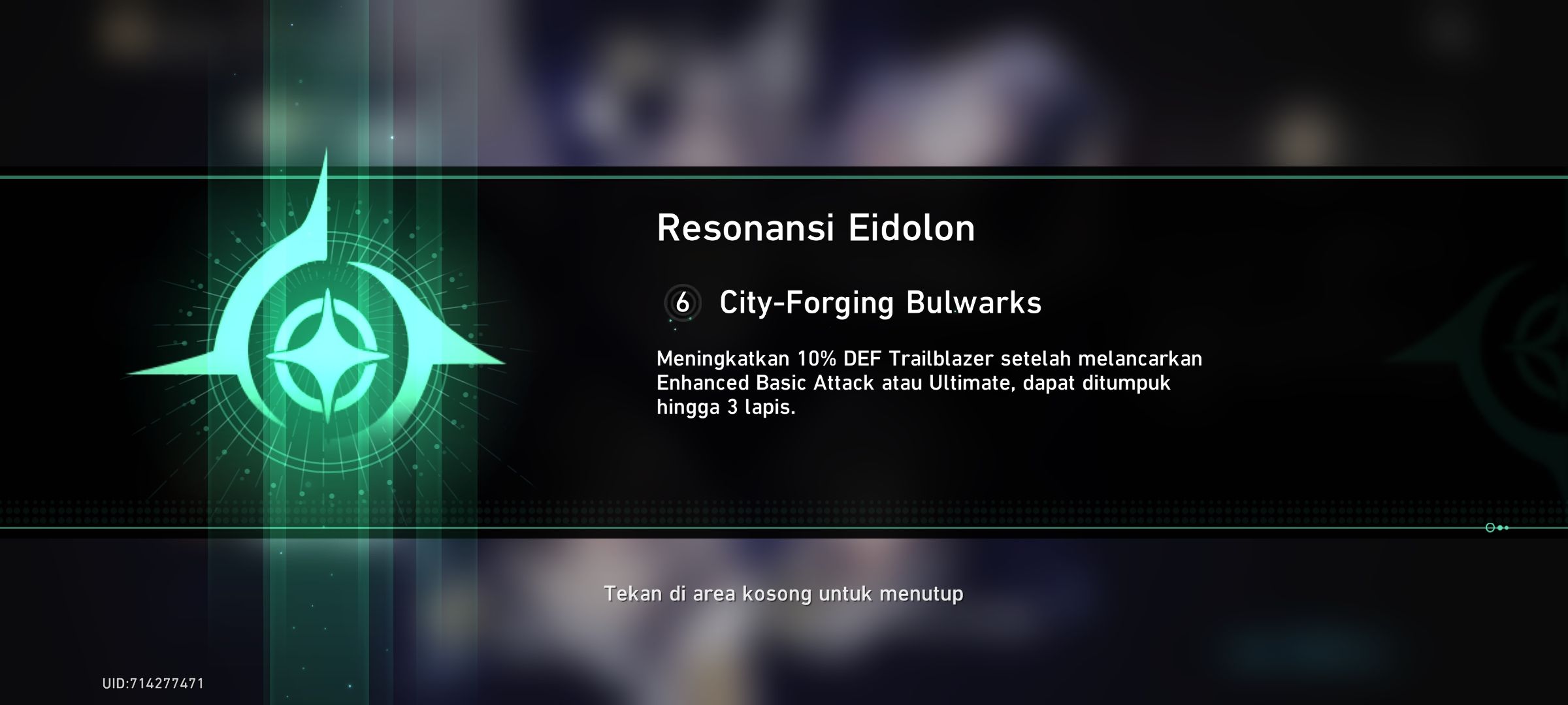 2 karakter HSR ku sudah E6 walaupun M7TH jarang di pakai Honkai: Star ...