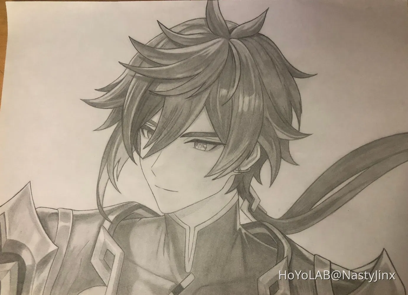Zhongli Drawing Genshin Impact | HoYoLAB