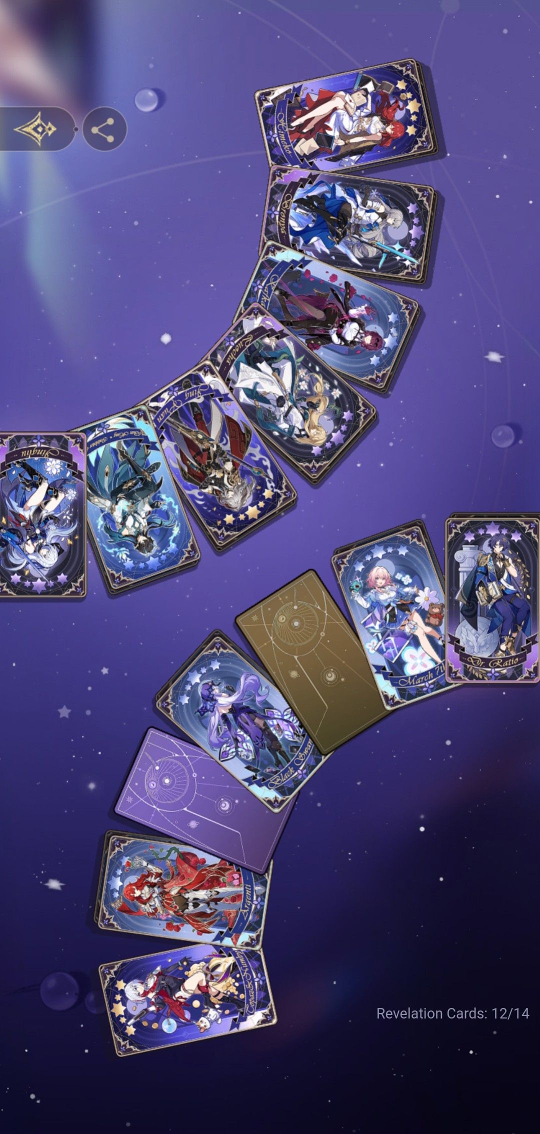 Does anyone have a spare of ruan mei card revelation code in fable of stars web event that you ...