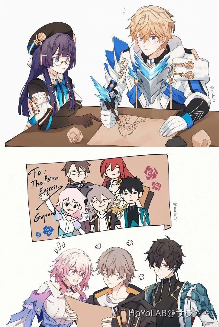 Gepard and his drawing skills Honkai: Star Rail | HoYoLAB