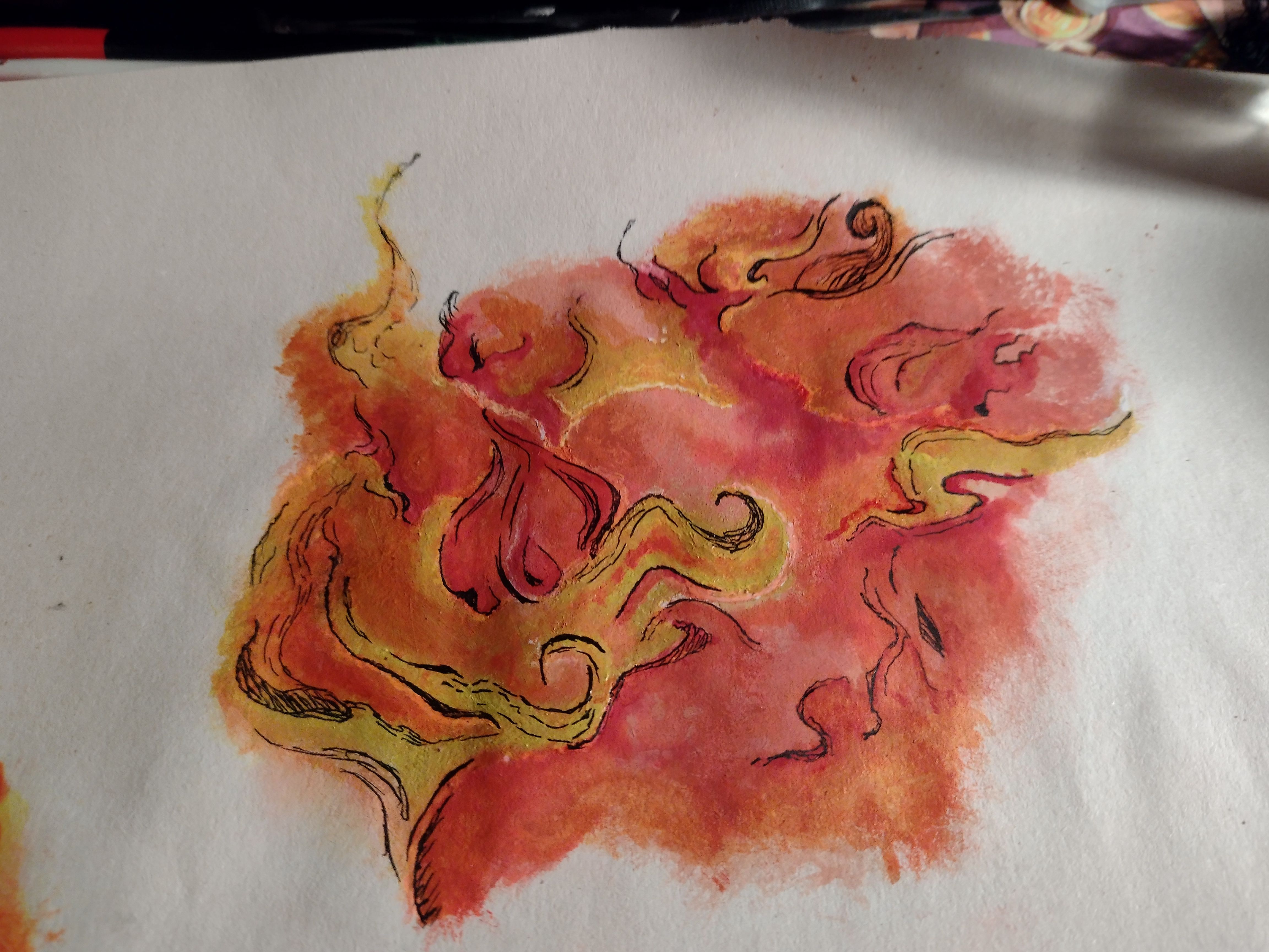 Pyro art Genshin Impact | HoYoLAB