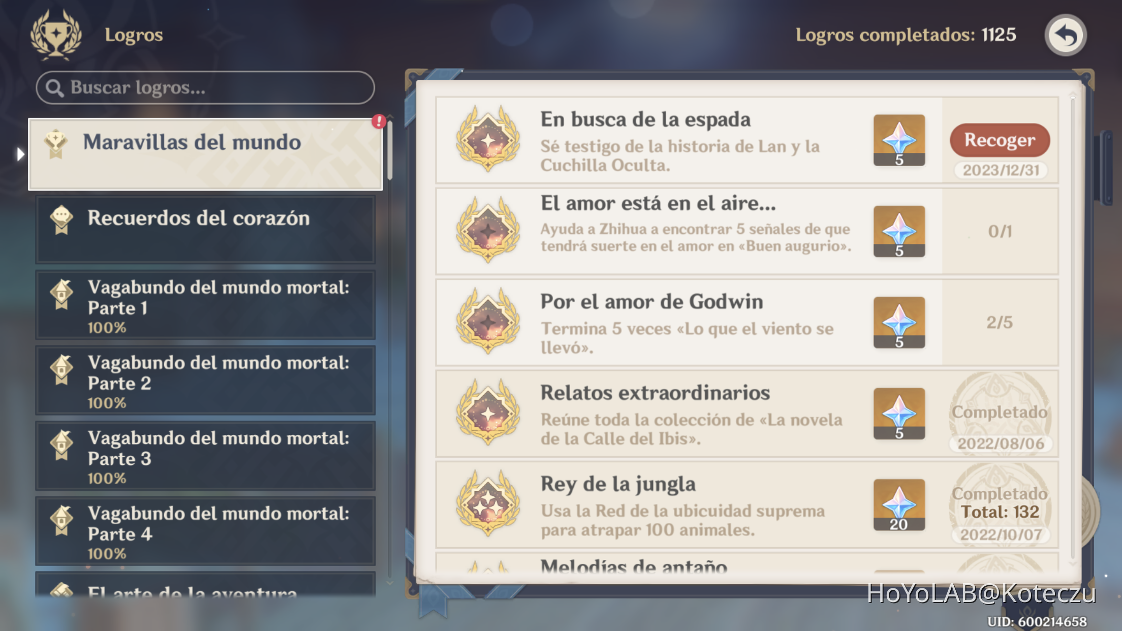 Logro 1125 ! Genshin Impact | HoYoLAB