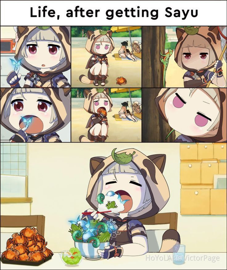 SAYU Memes 😂 with QiQi cameo. If you like the post comment Genshin ...