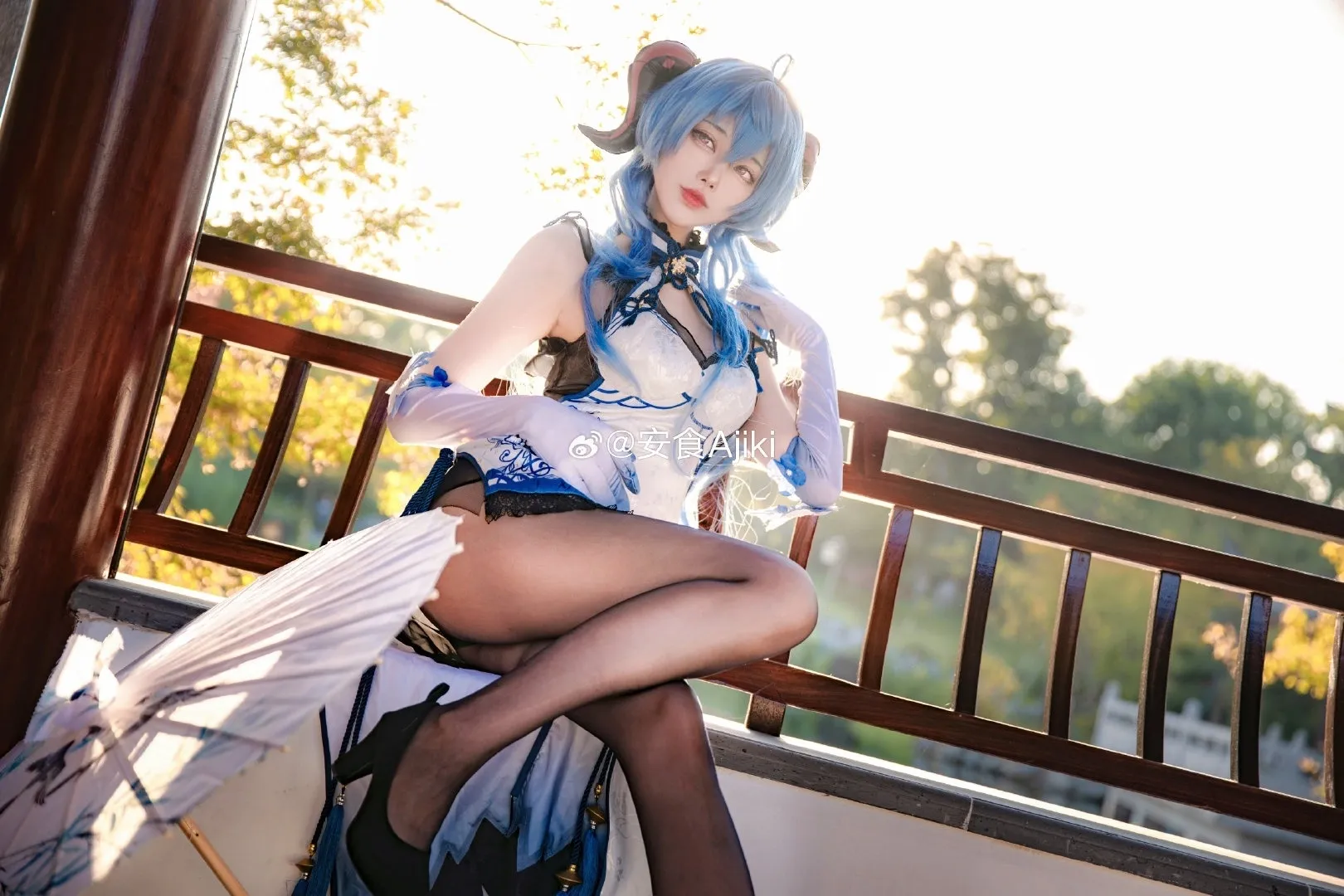 Завтра уже новый год! Вот вам ещё косплей Гань Юй) cosplay by 安食Ajiki ...