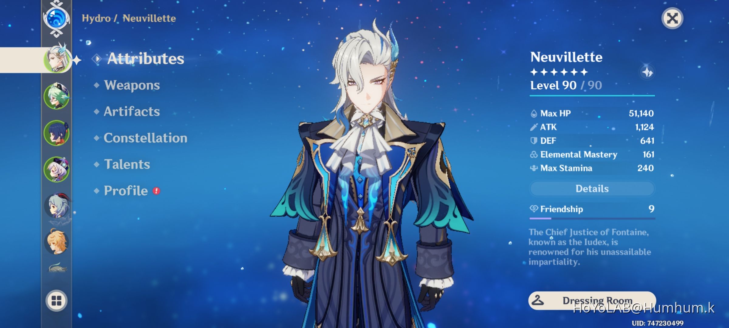 RATE DA NEUVILLETTE BUILDINGG Genshin Impact | HoYoLAB