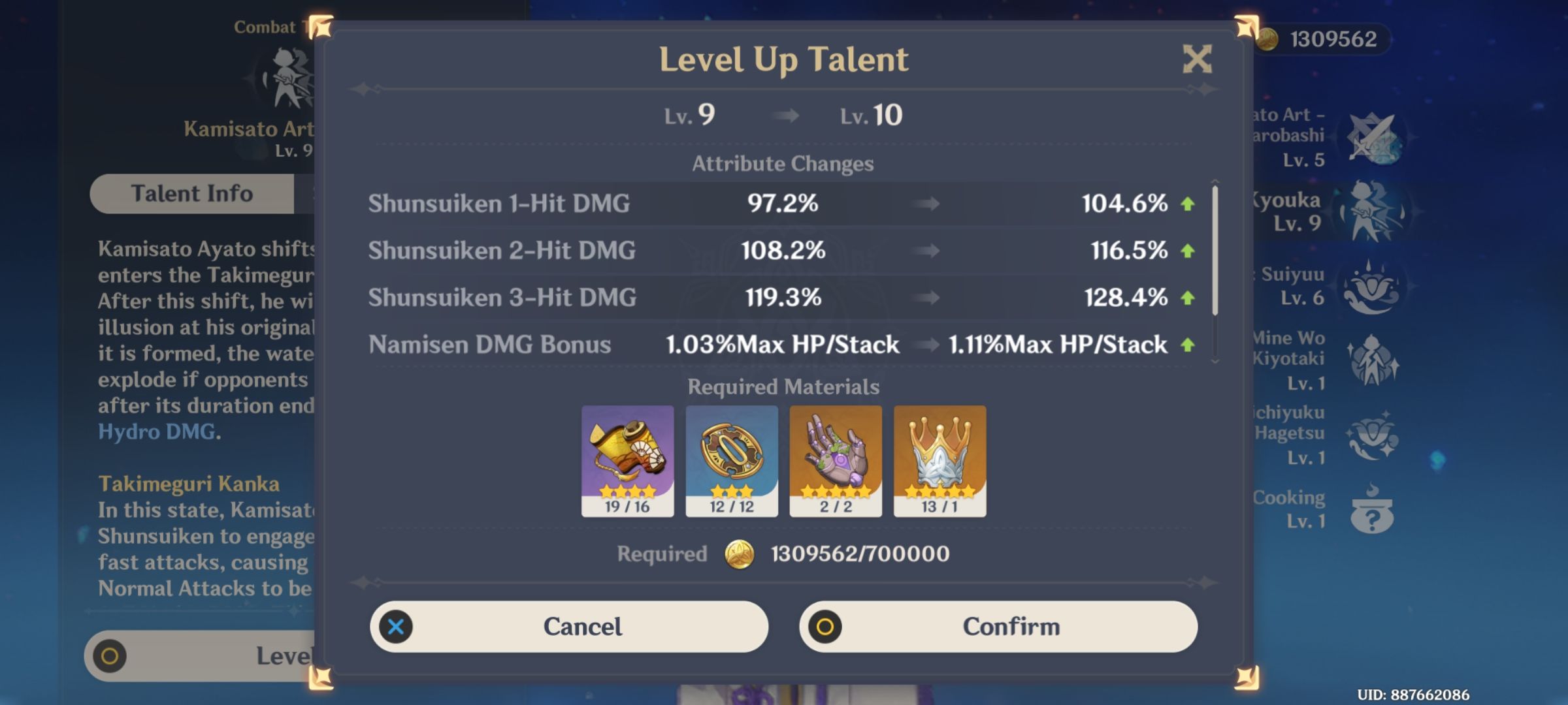 Talent level 10 Genshin Impact | HoYoLAB