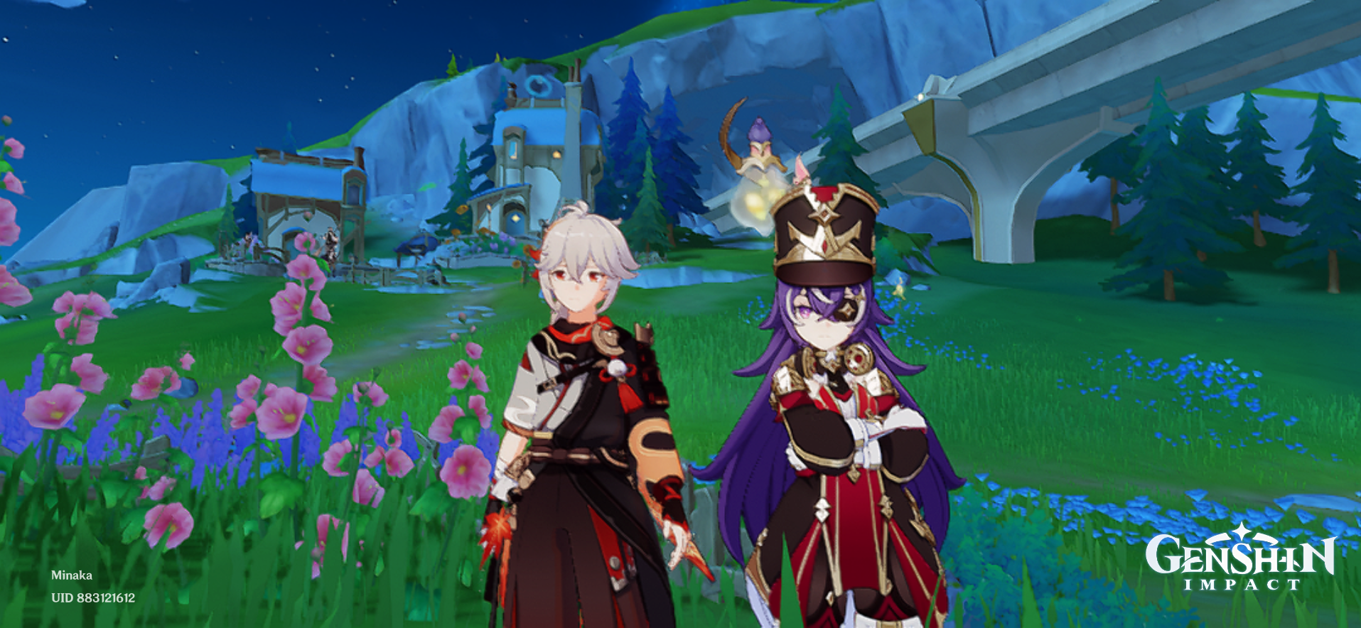 Red and White and Black Genshin Impact | HoYoLAB