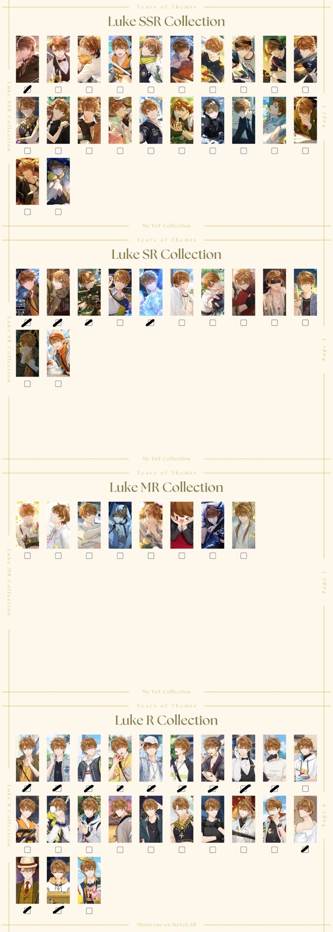 Tears of Themis Collection 💚 Tears of Themis | HoYoLAB