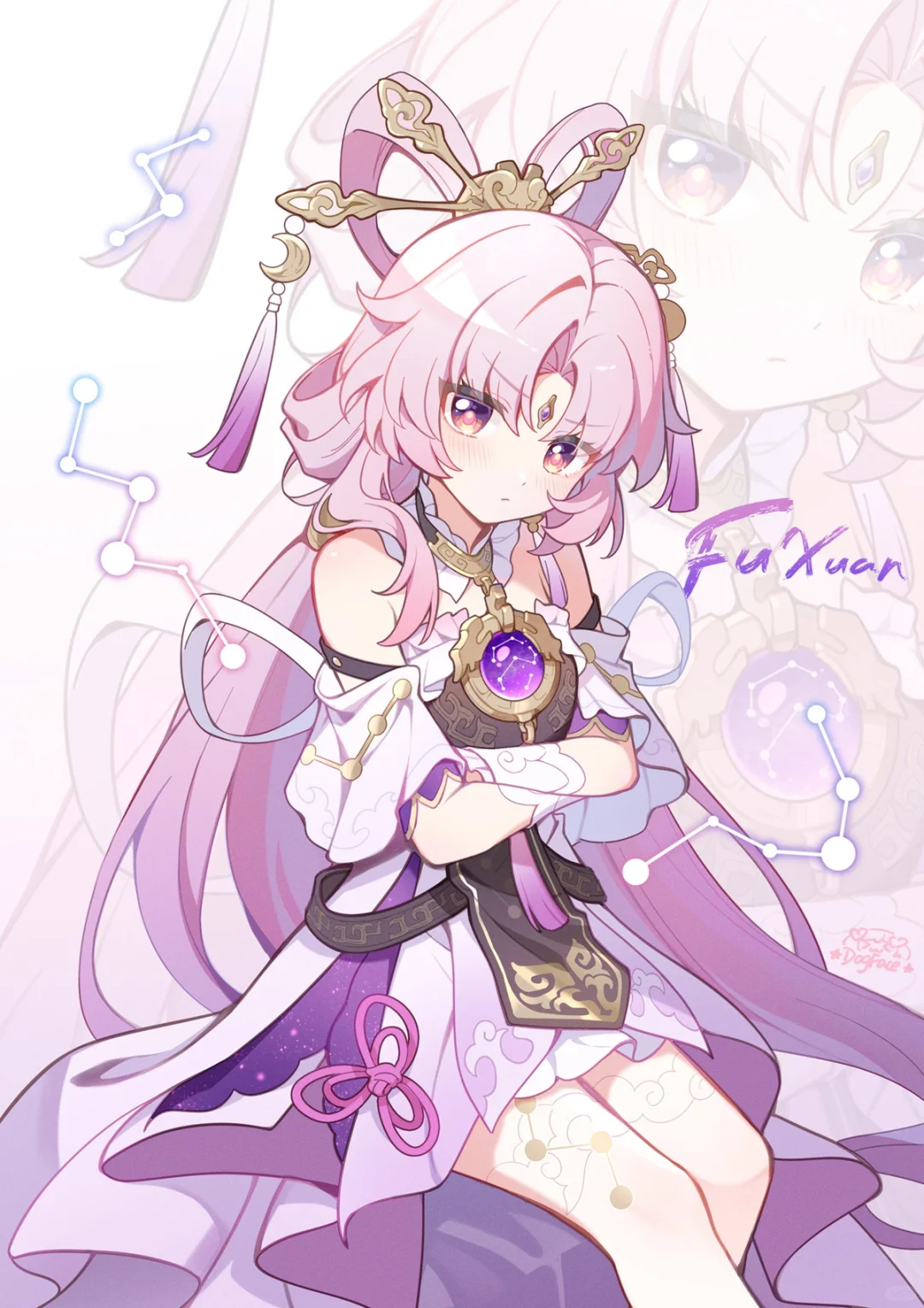 哼！你这个……！（￣^￣#) ）【绘画过程】 Honkai: Star Rail | HoYoLAB