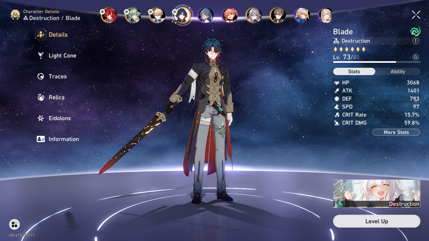 After 70 pulls and hours of farming stellar jade.. Honkai: Star Rail ...