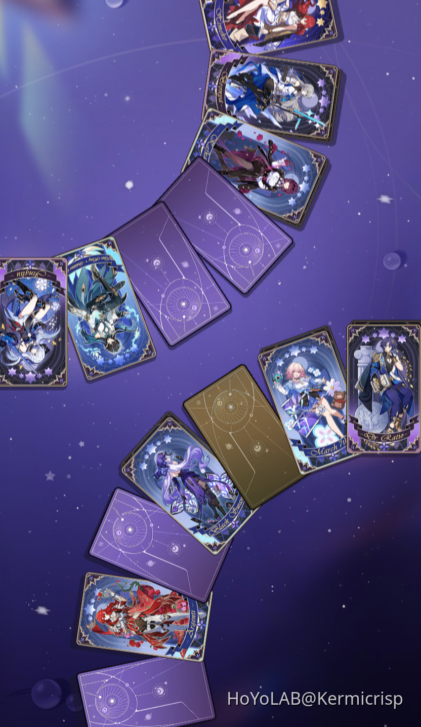 Trading Revelation Cards for Fables of the Stars web event :D Honkai ...