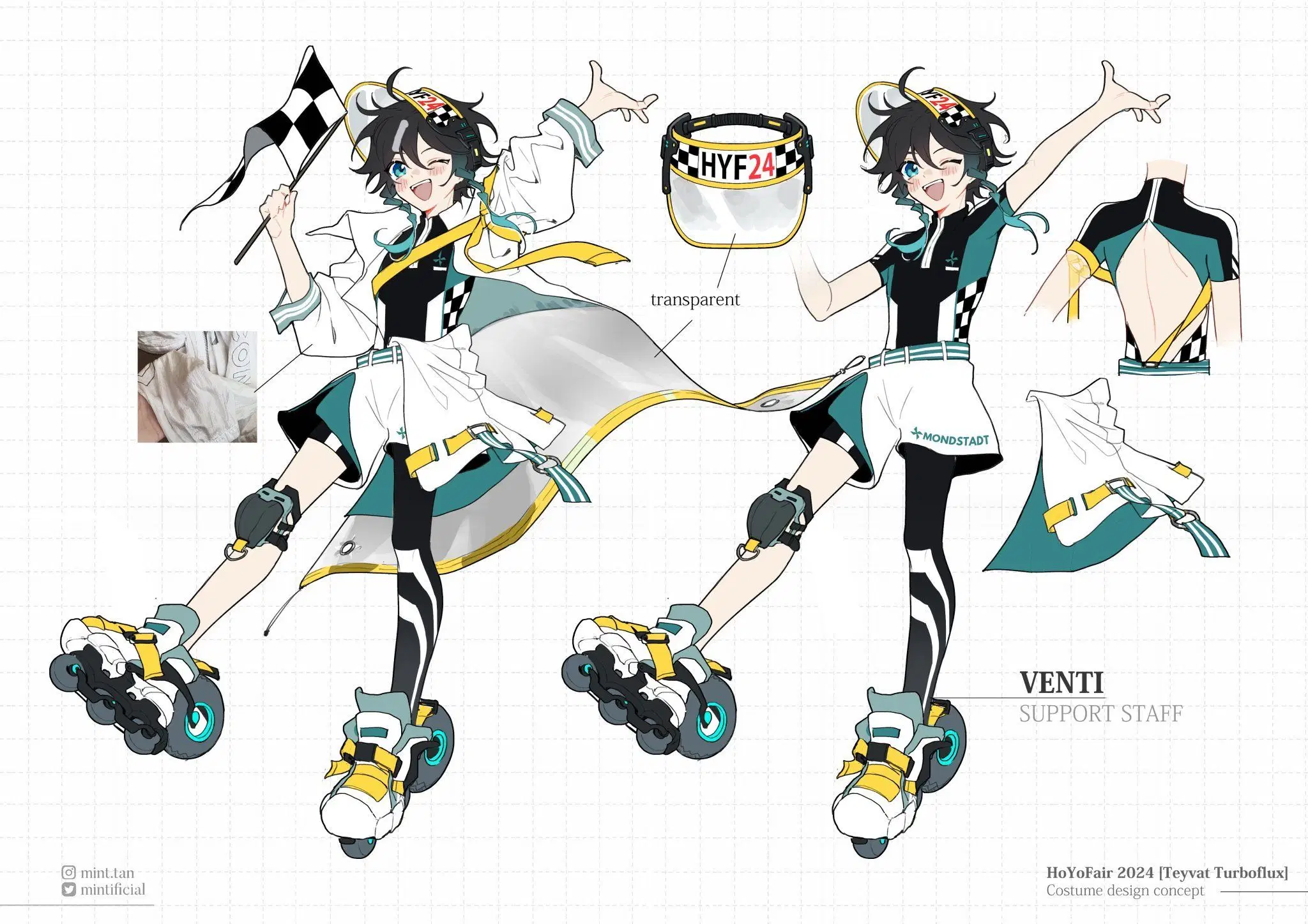 [HoyoFair 2024] Teyvat Turboflux - Design sheets Genshin Impact | HoYoLAB