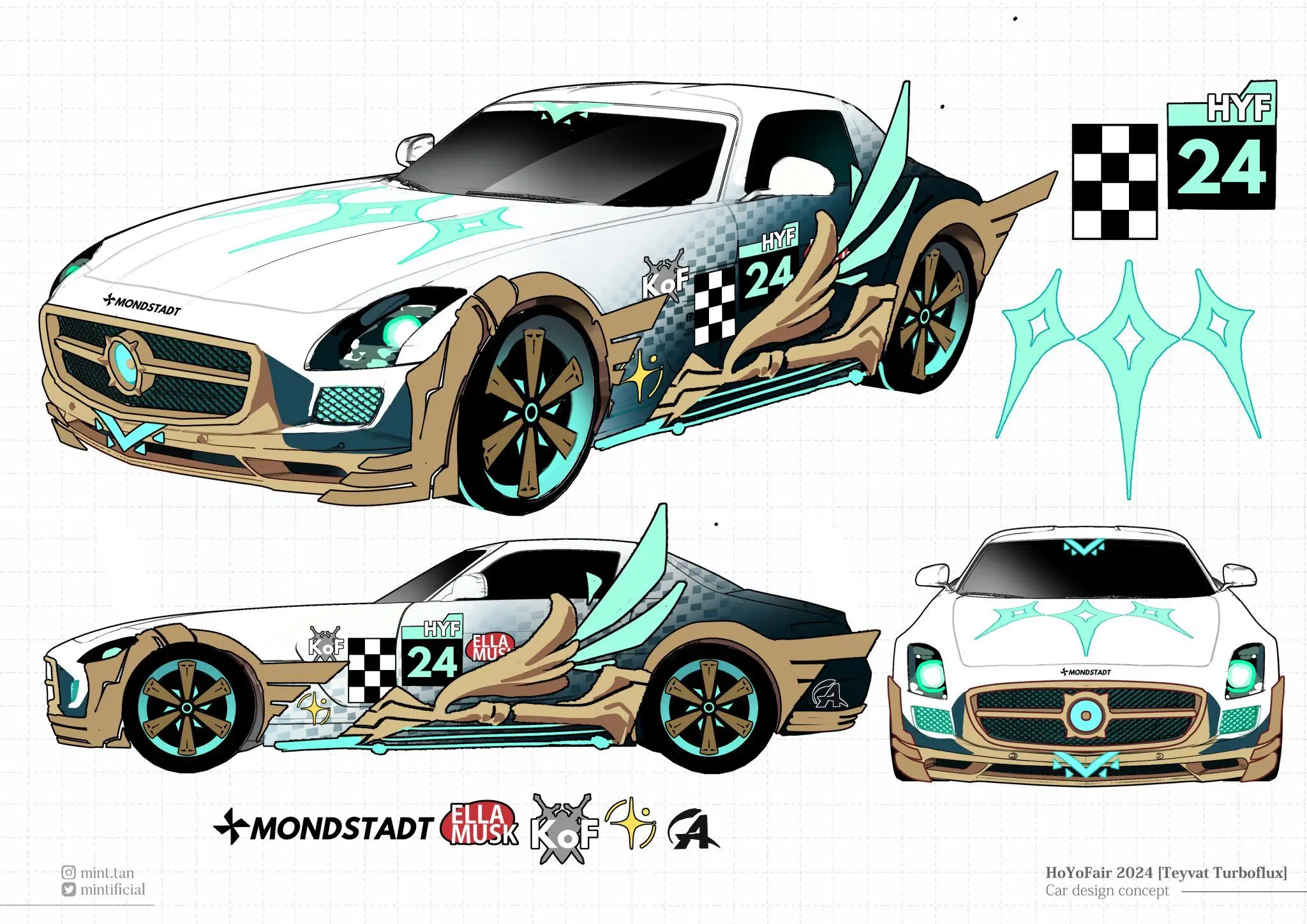 [HoyoFair 2024] Teyvat Turboflux - Design sheets Genshin Impact | HoYoLAB