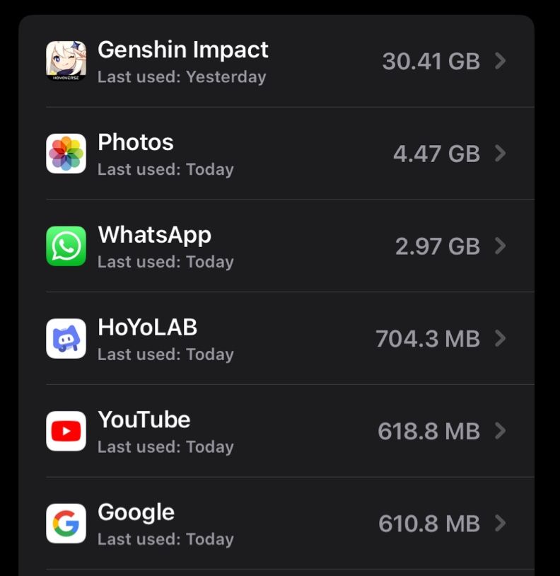 😀 how can I reduce storage especially on YouTube and google Genshin ...