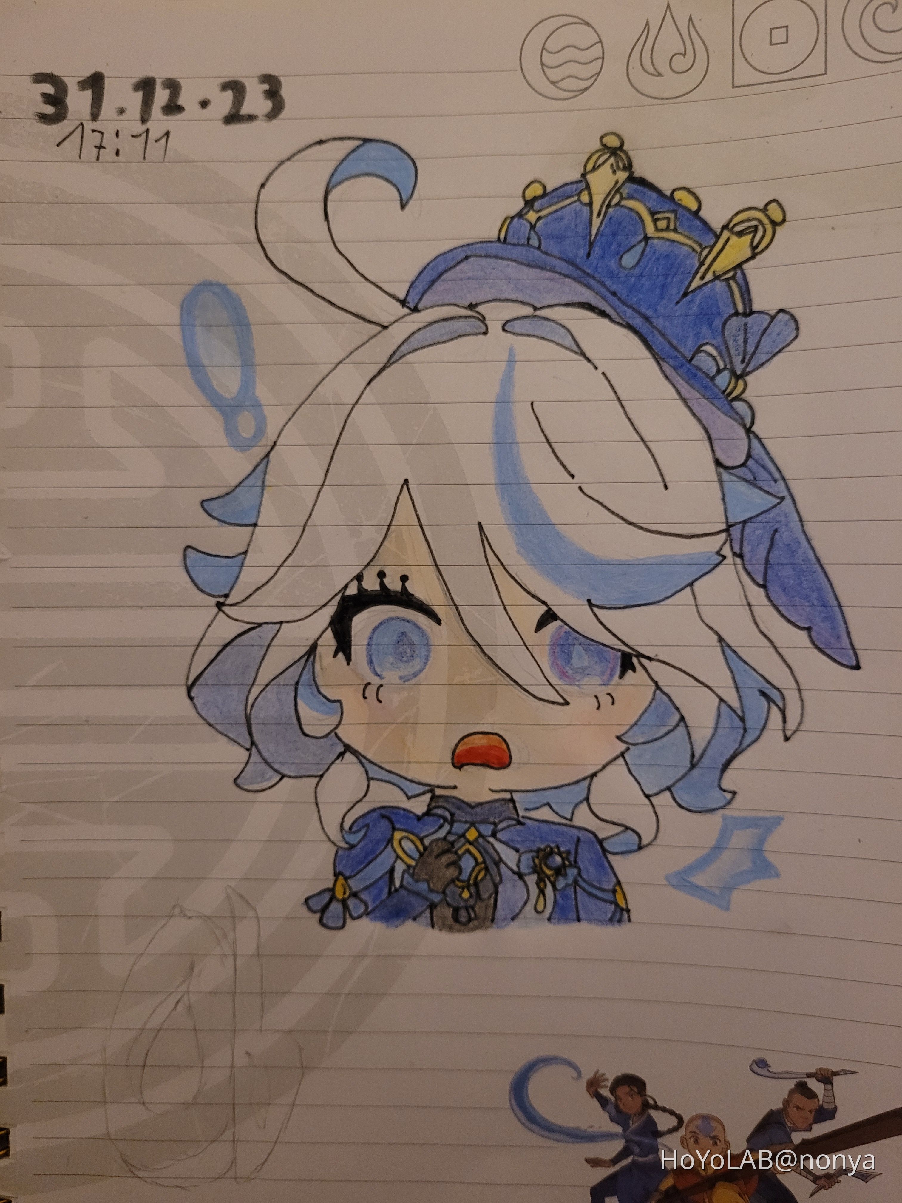 ♥︎my furina drawing♡ Genshin Impact | HoYoLAB