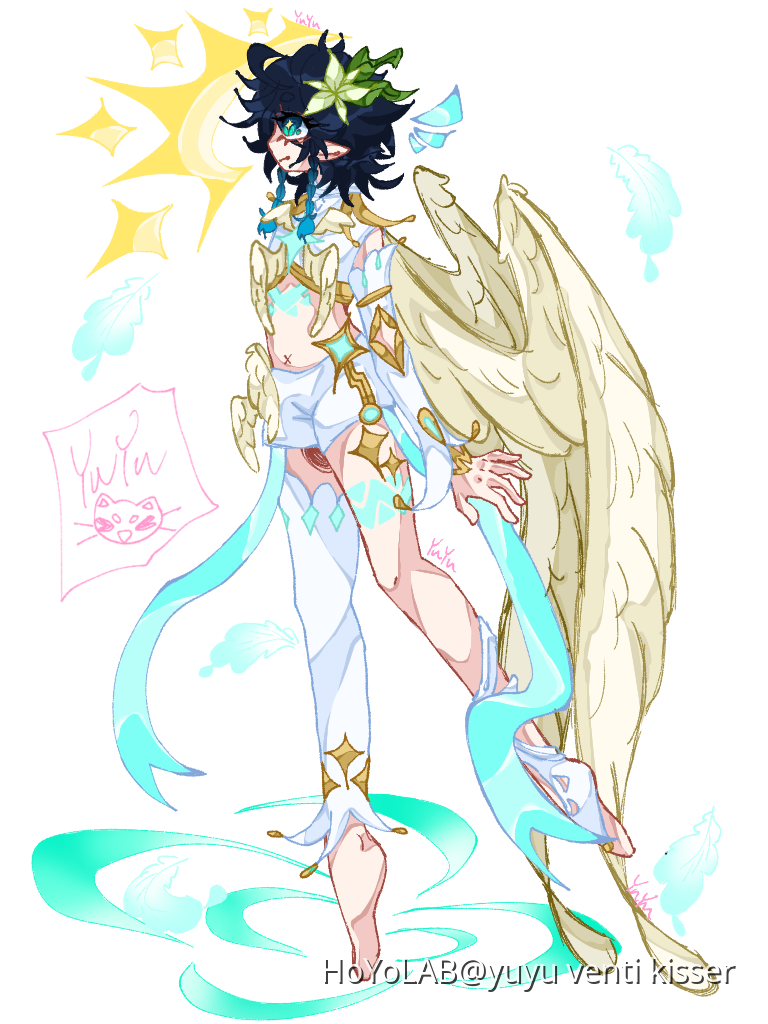 Venti Art Dump!! Genshin Impact | HoYoLAB