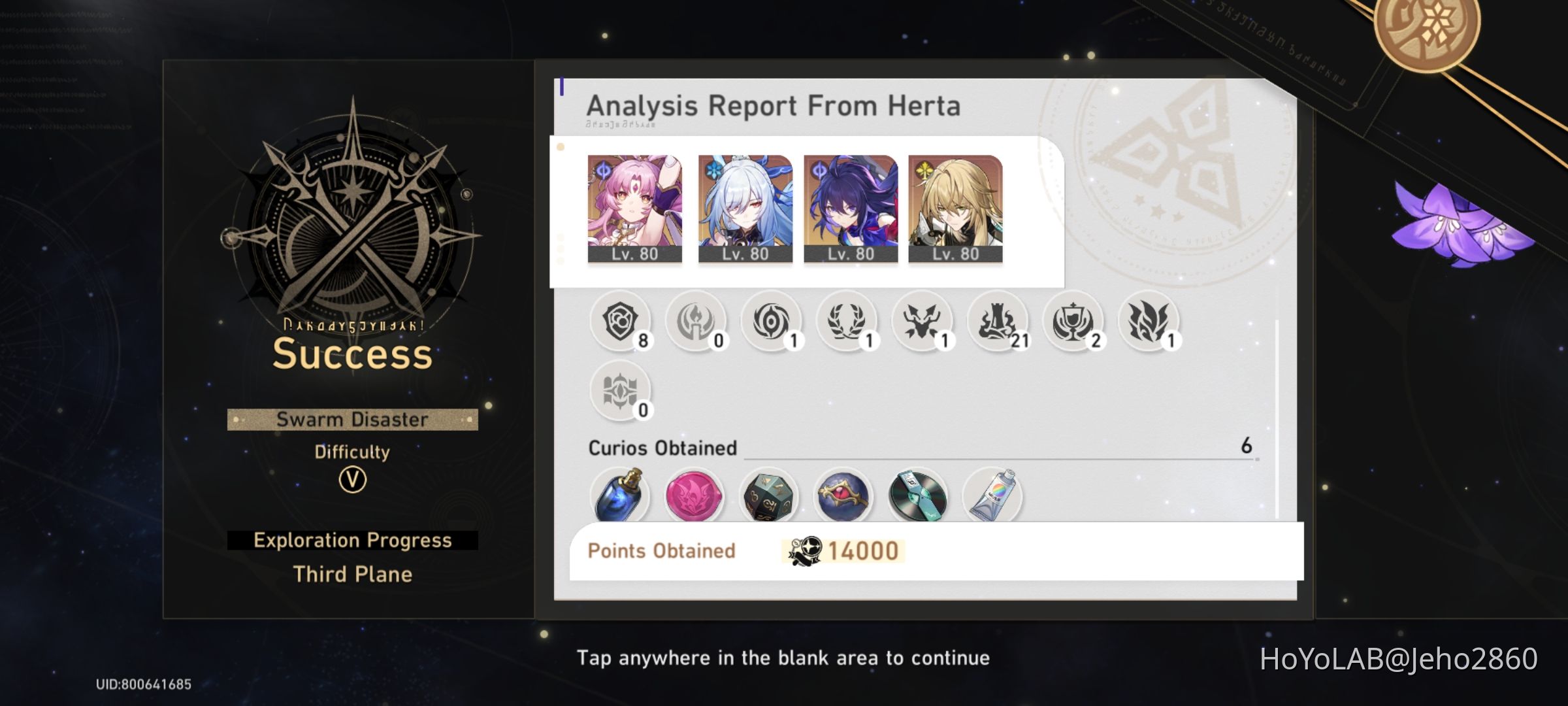 Finally Completed Swarm Disaster V Honkai: Star Rail | HoYoLAB