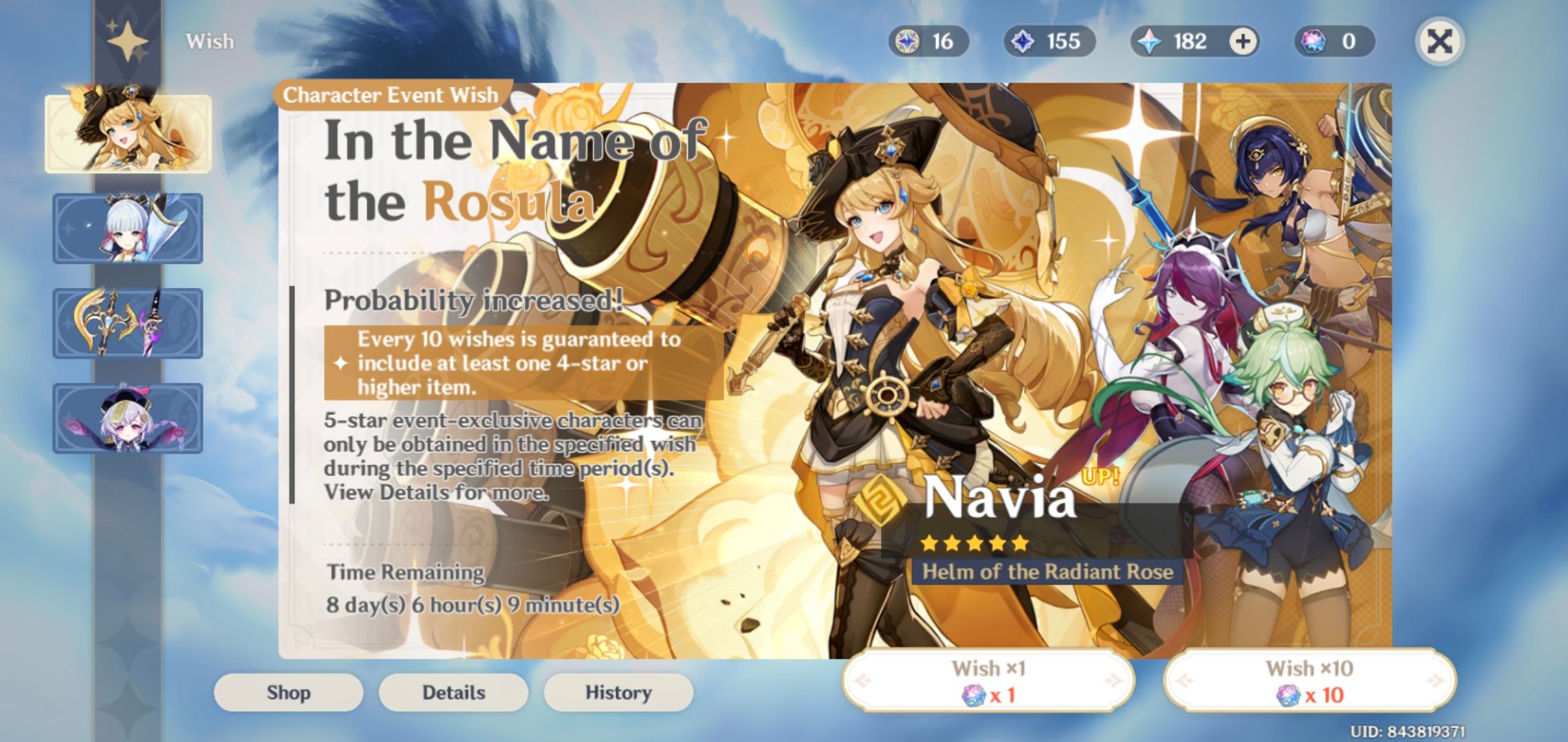 Entry #1 of saving up for Capitano Genshin Impact | HoYoLAB