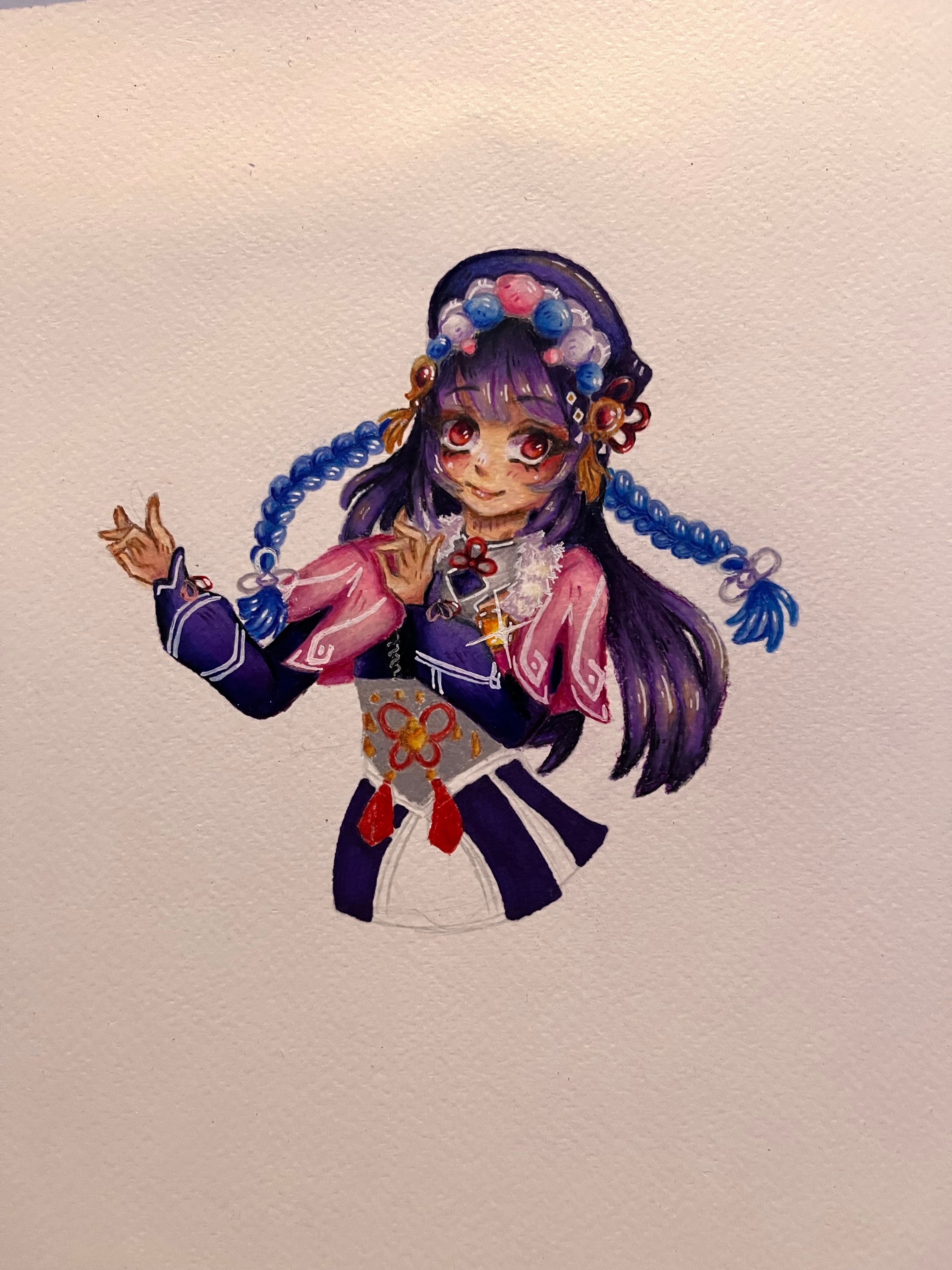 Almost finished the Yunjin drawing :’) Genshin Impact | HoYoLAB