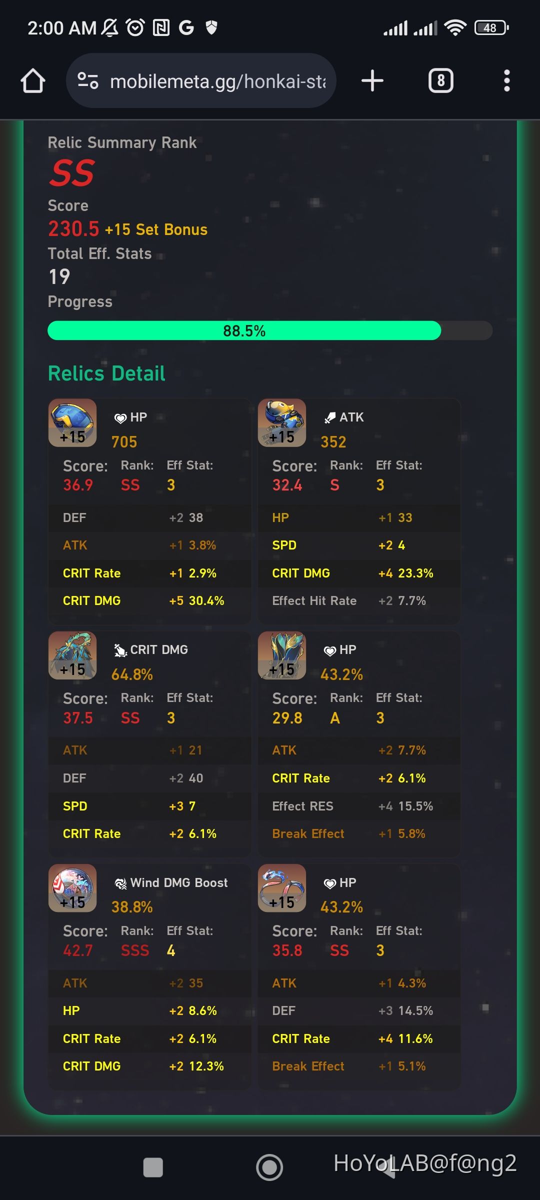 Checking in with Blade Day 5: My Blade's Relics + Bonus Pics Honkai ...