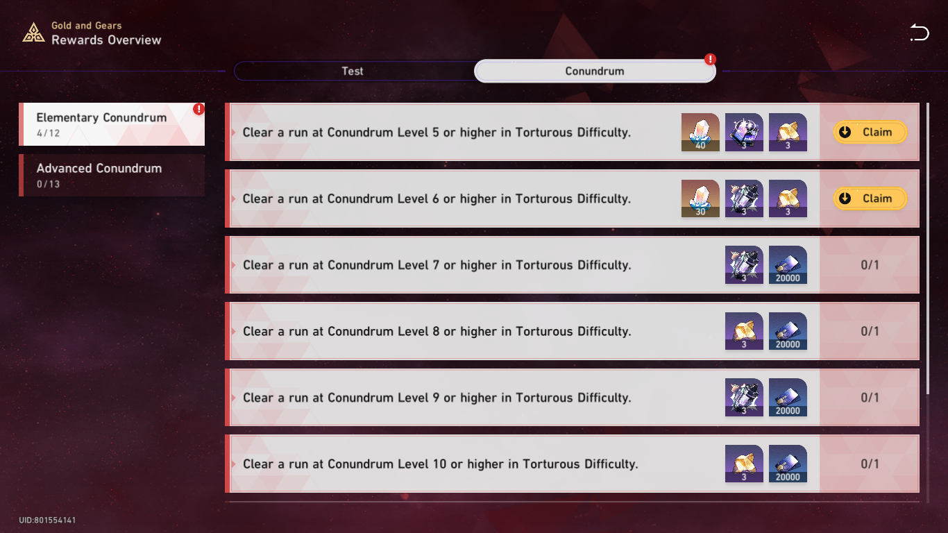 Gold and Gears Conundrum LV.6 (Path of Nihility) Honkai: Star Rail ...