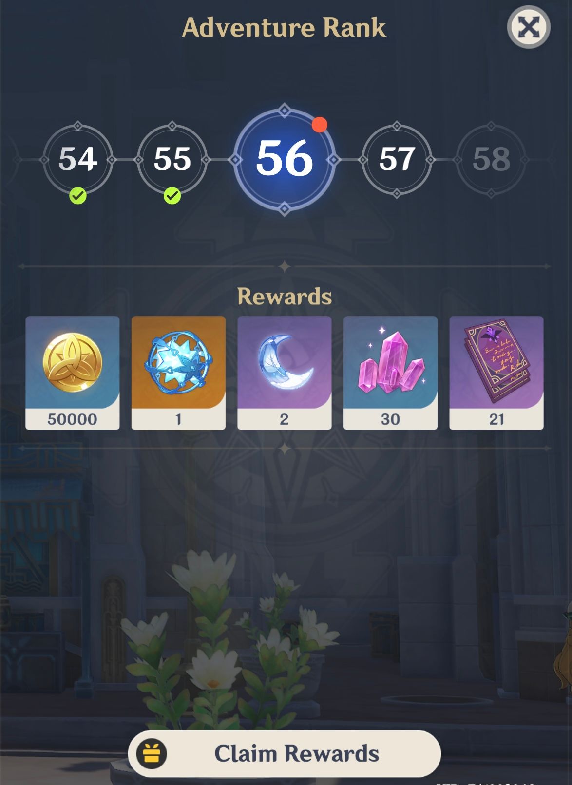 adventure rank 56 Genshin Impact | HoYoLAB