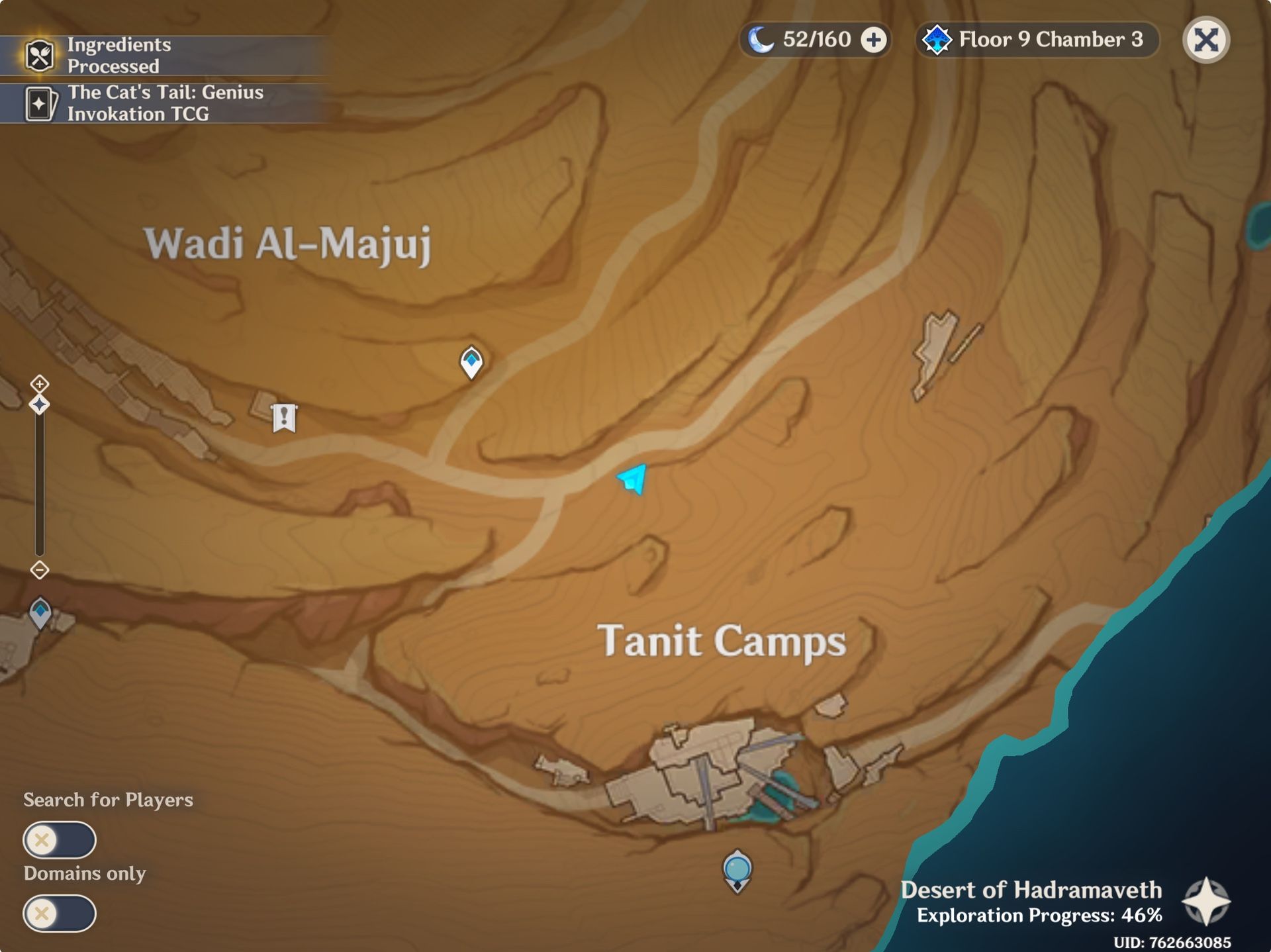 Missing chest of Tevat Interactive Map Genshin Impact | HoYoLAB