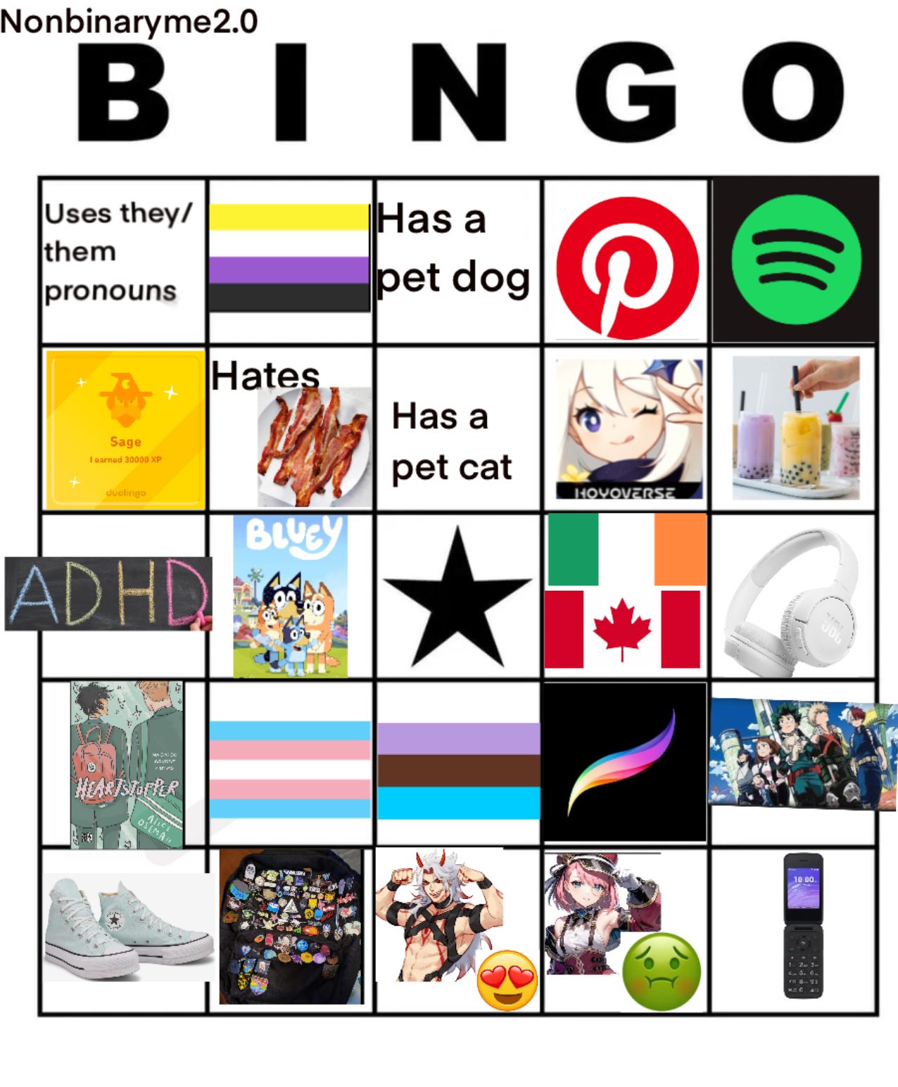 Nobody will win this bingo (comment your results down below)👇(also the ...