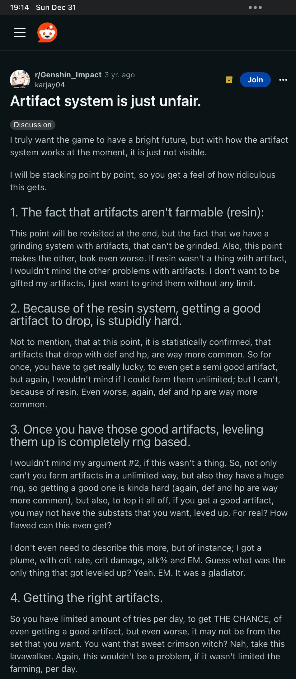 Artifact farming system Genshin Impact | HoYoLAB