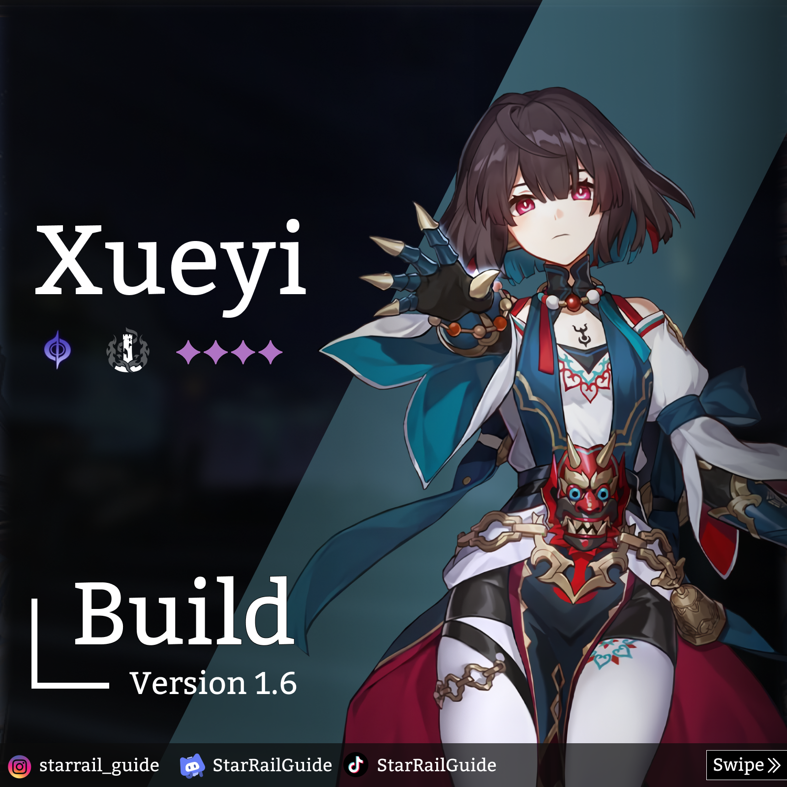Xueyi Build [Version 1.6] Honkai: Star Rail | HoYoLAB