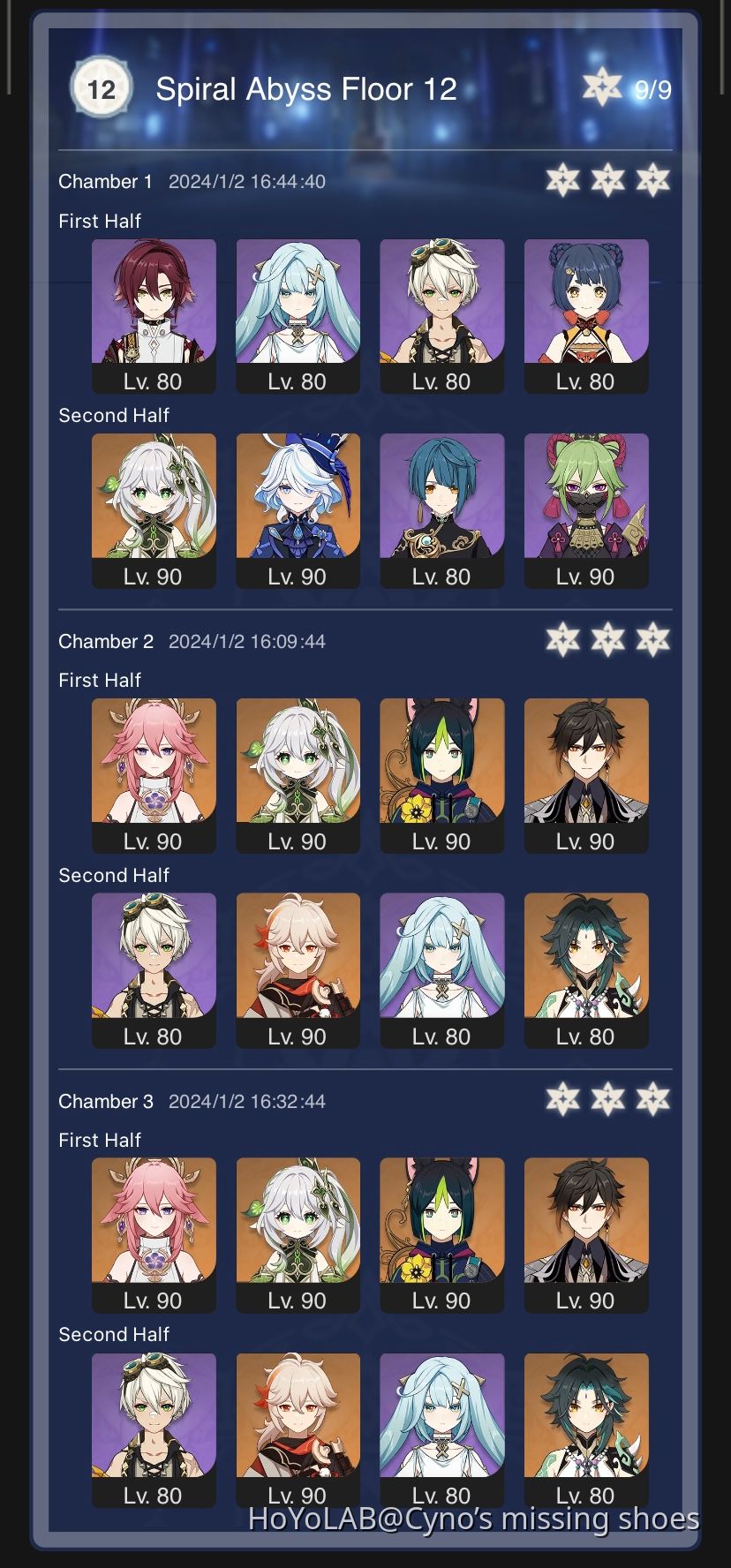 Another abyss done and dusted! Genshin Impact | HoYoLAB