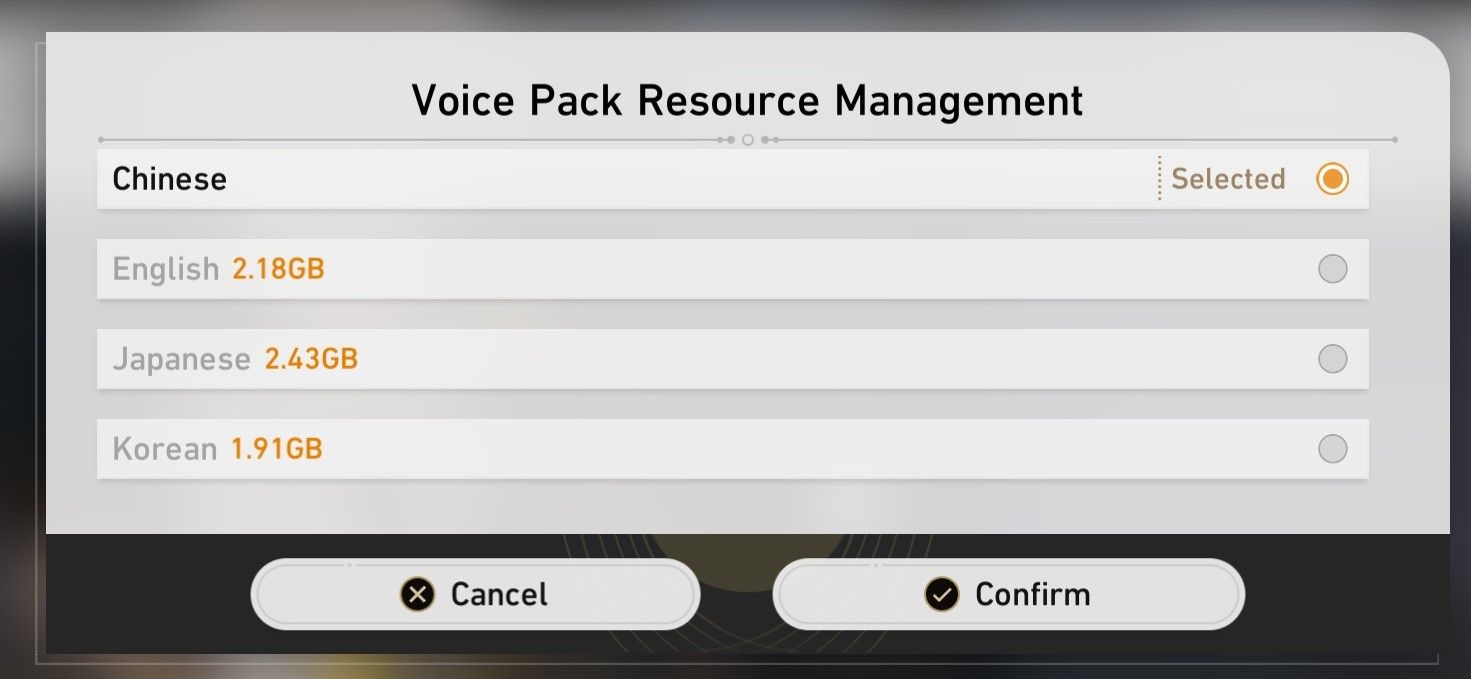 CHAT what's the size of the cn hsr voice cover pliz Honkai: Star Rail ...