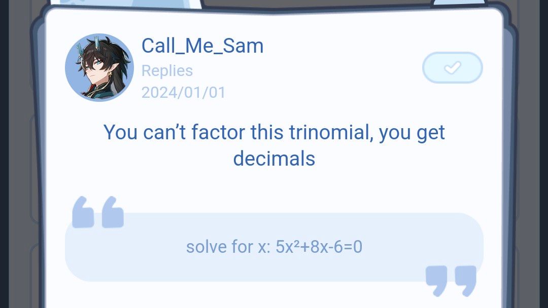 bottlemi haha @Call_Me_Sam | HoYoLAB