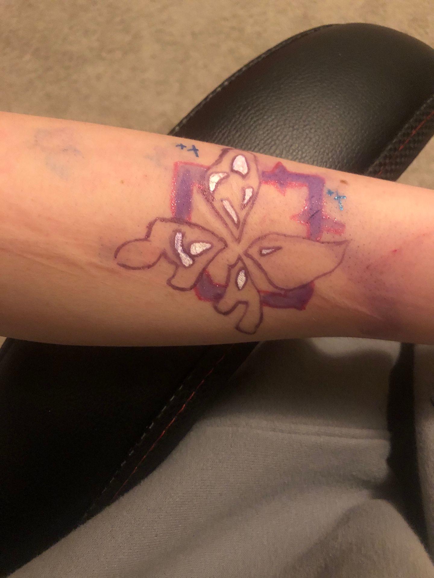 Seele’s Butterfly Hand Drawn Tattoo Honkai Impact 3rd | HoYoLAB