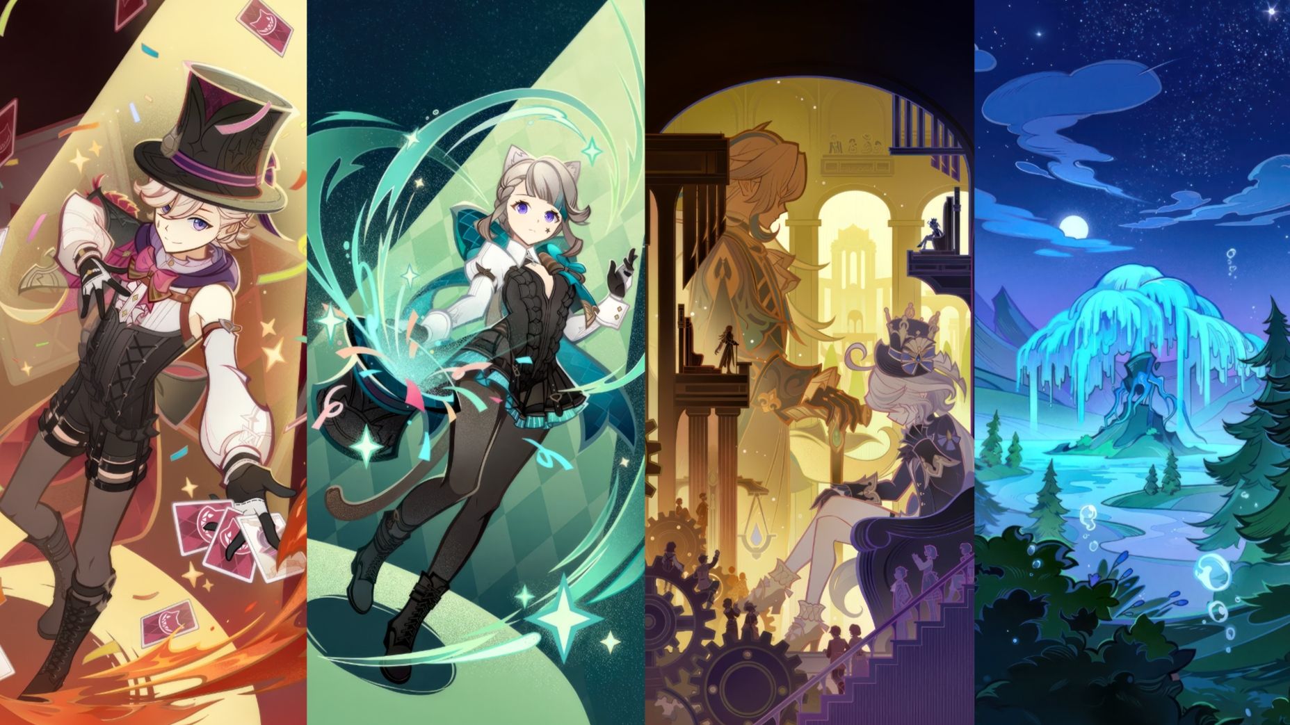 Genius Invokation TCG Card Wallpaper Character Collection 12 - Lyney ...